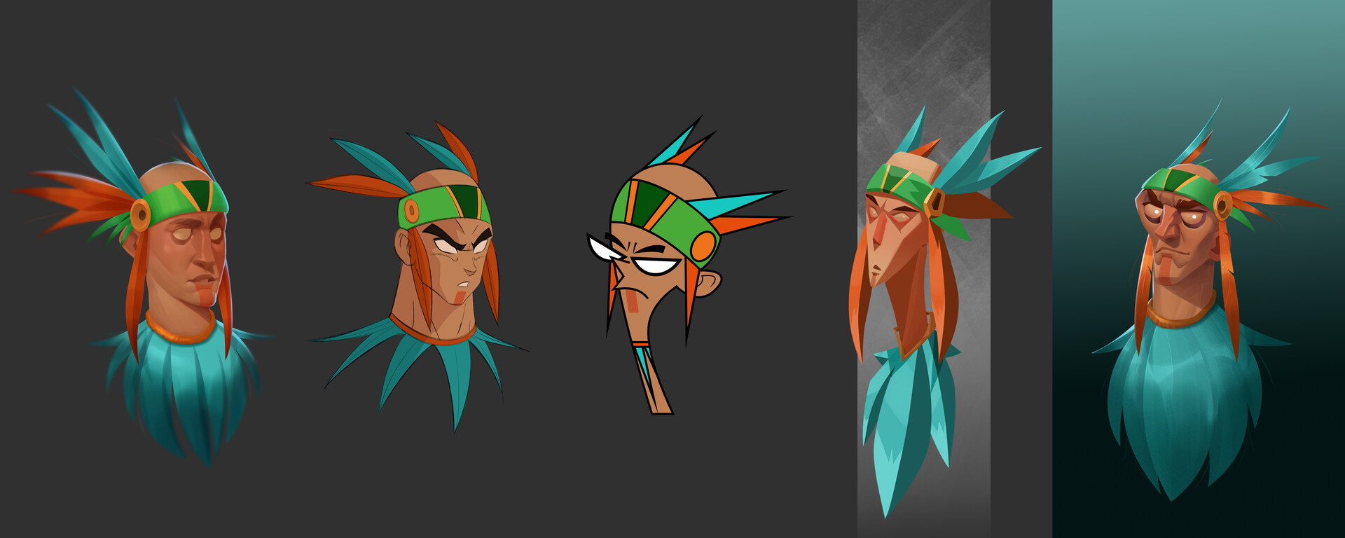 ArtStation - Different Style Portrait Studies