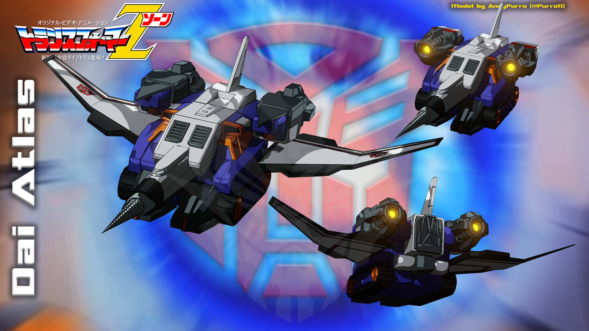 Andrew Au - Transformers Zone: Dai Atlas Model (WIP)