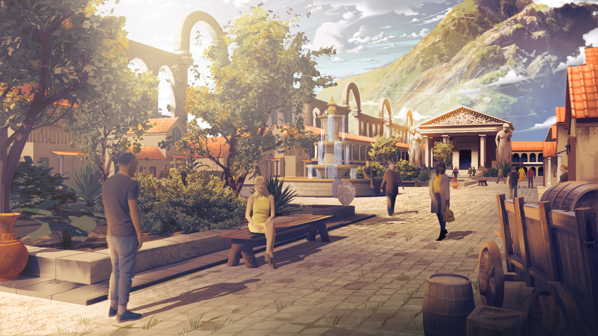 ArtStation - Roman Landscape