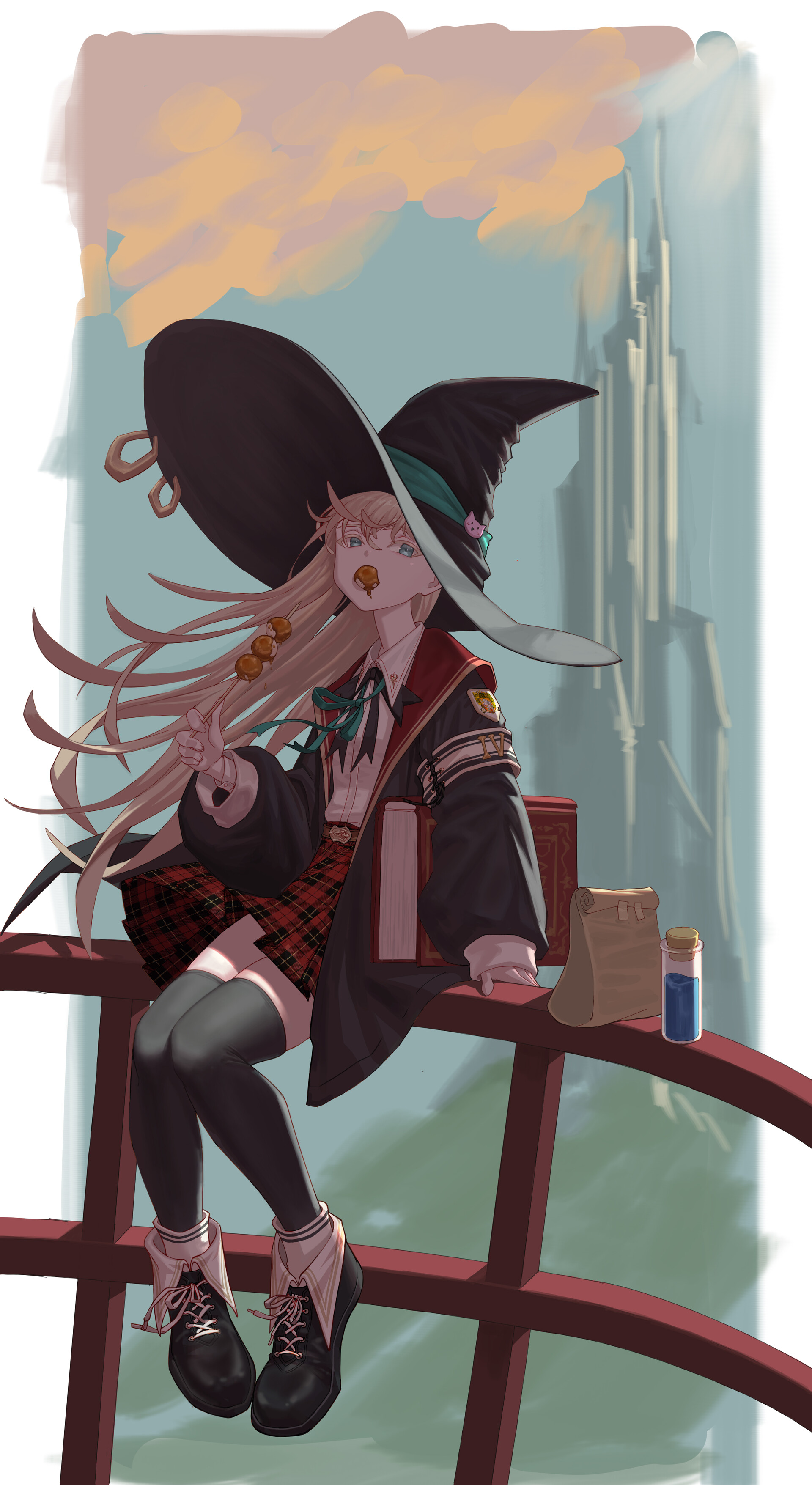 ArtStation - a girl who played hooky a magic school