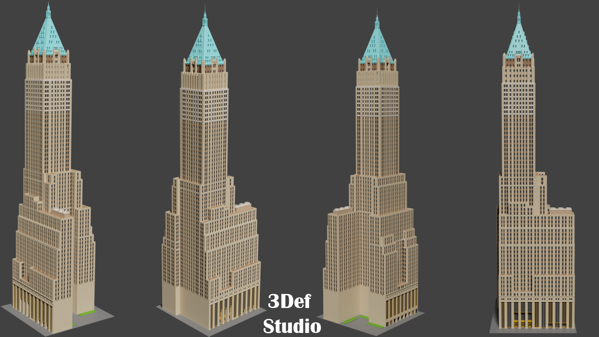 ArtStation - Historical New York City Skyscrapers