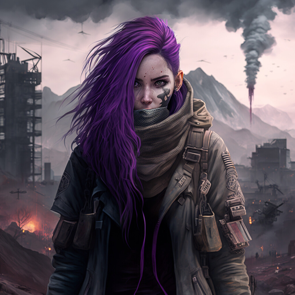 ArtStation - Distopia girl