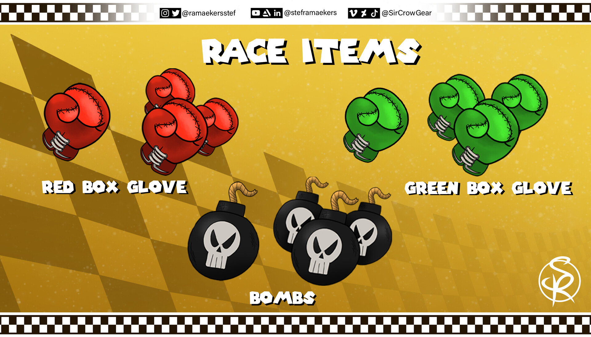 ArtStation - Funky Racers Go! ~ Race Items
