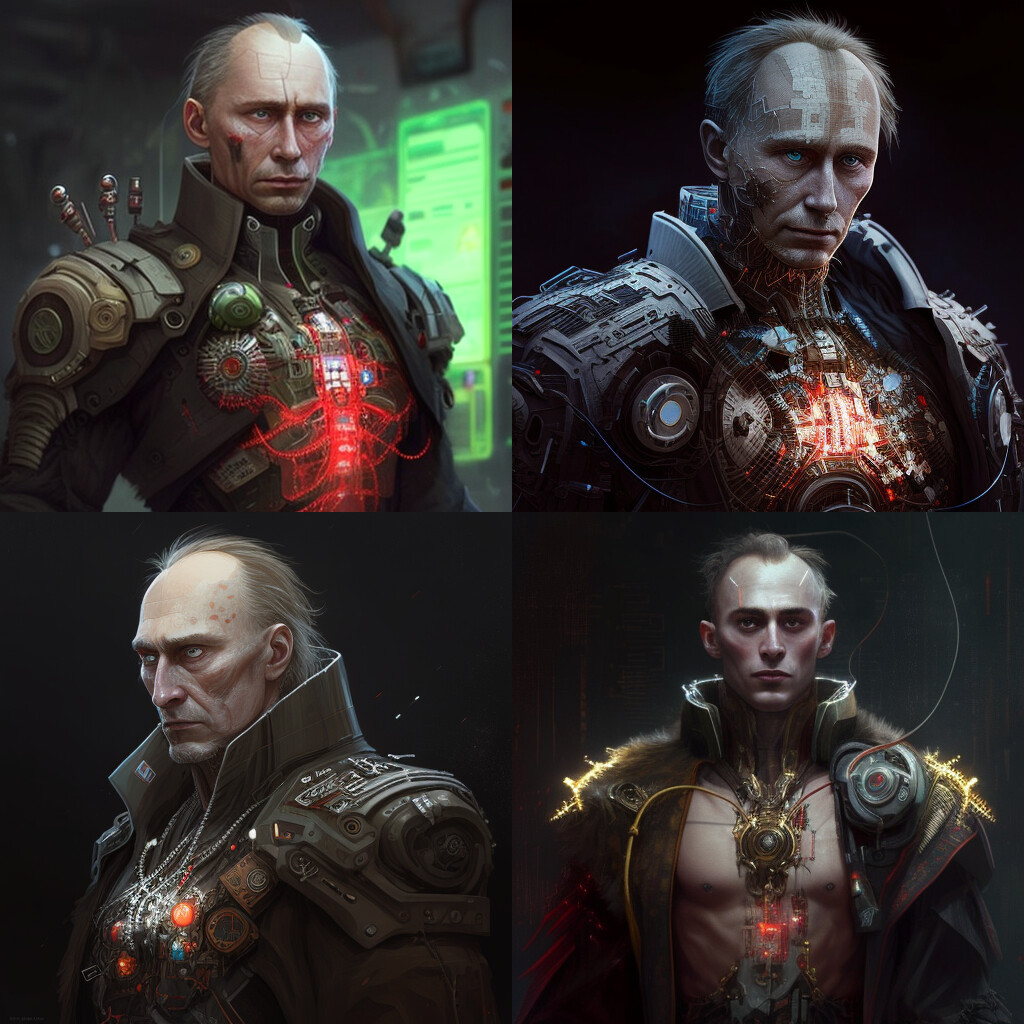 ArtStation - Futuristic Vladimir Putin