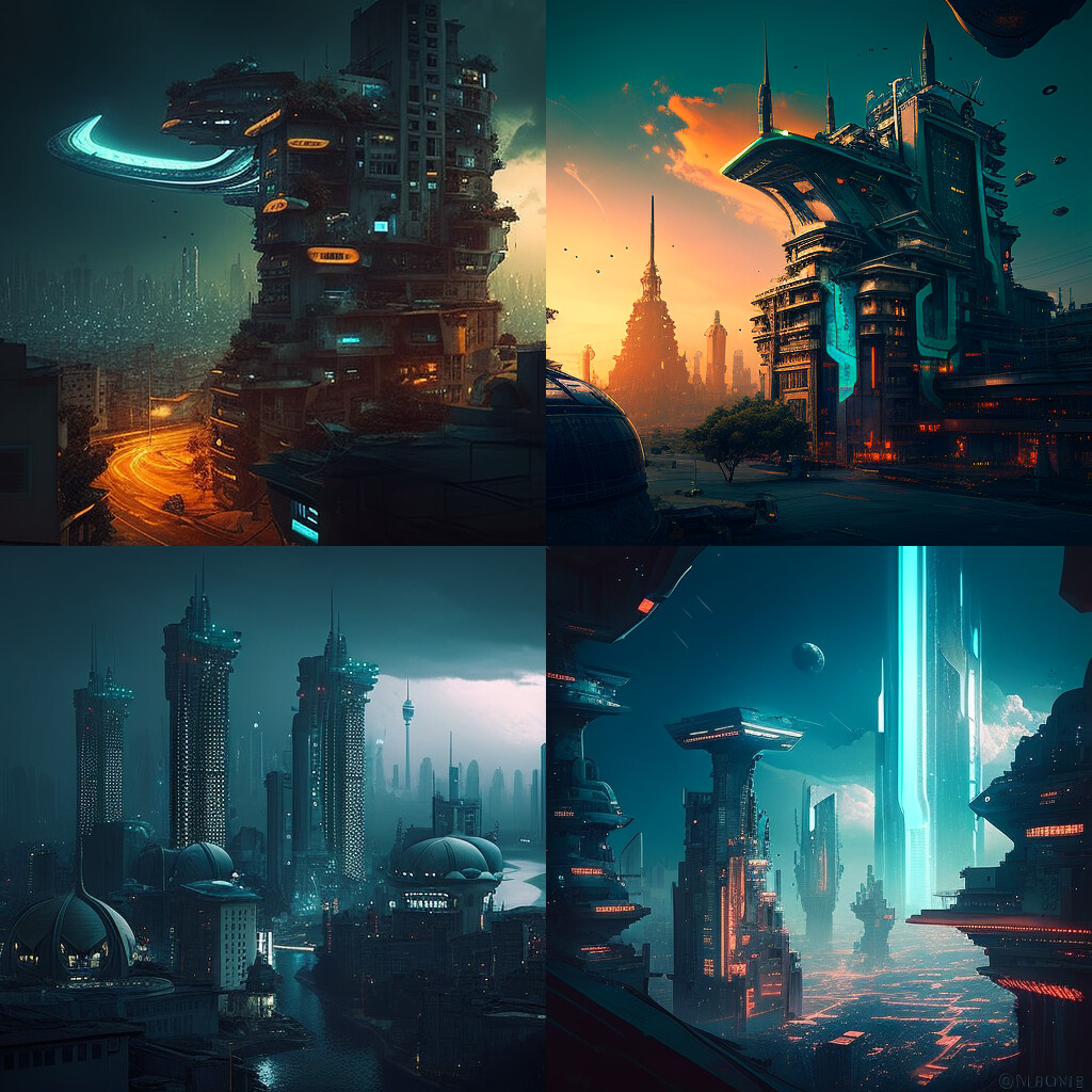 ArtStation - Futuristic city Istanbul