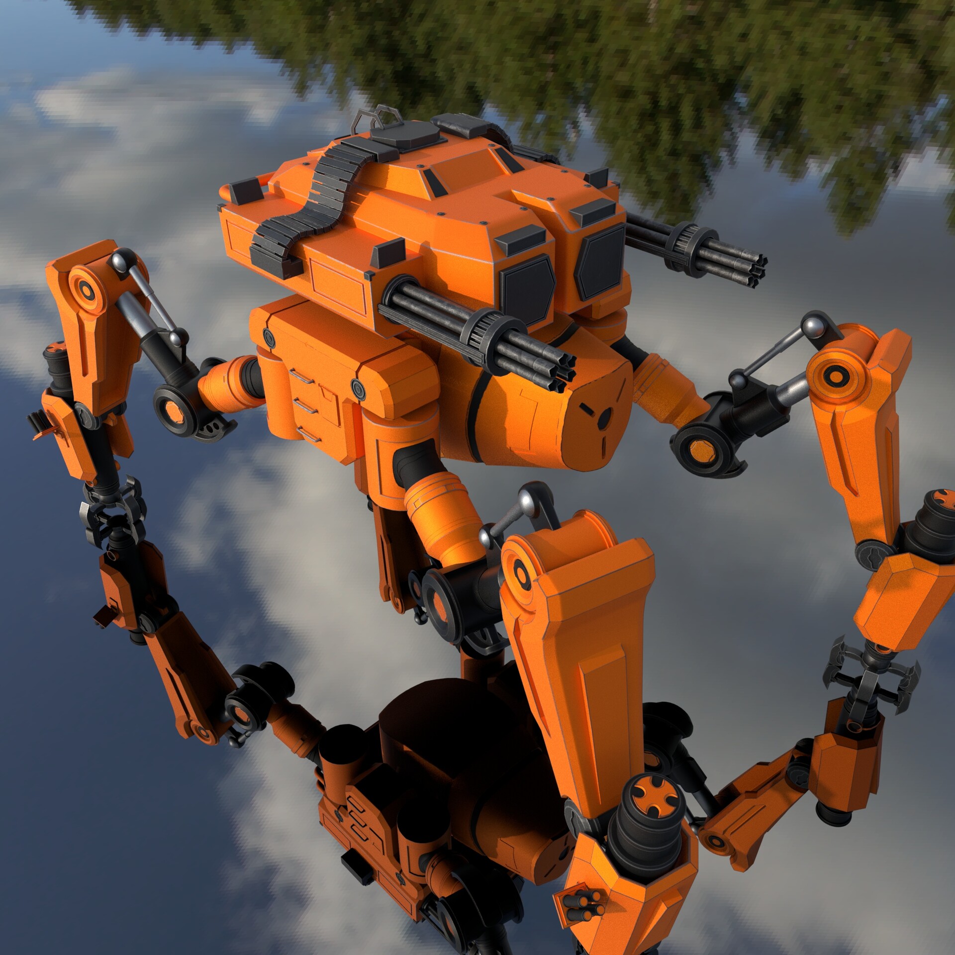 ArtStation - robot tank