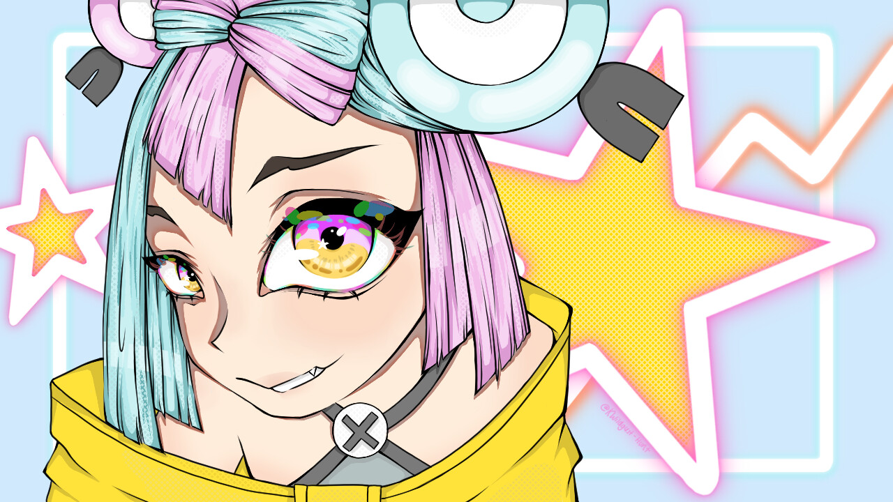 ArtStation - Trainer Iono Fisheye Pokemon Scarlet/Violet