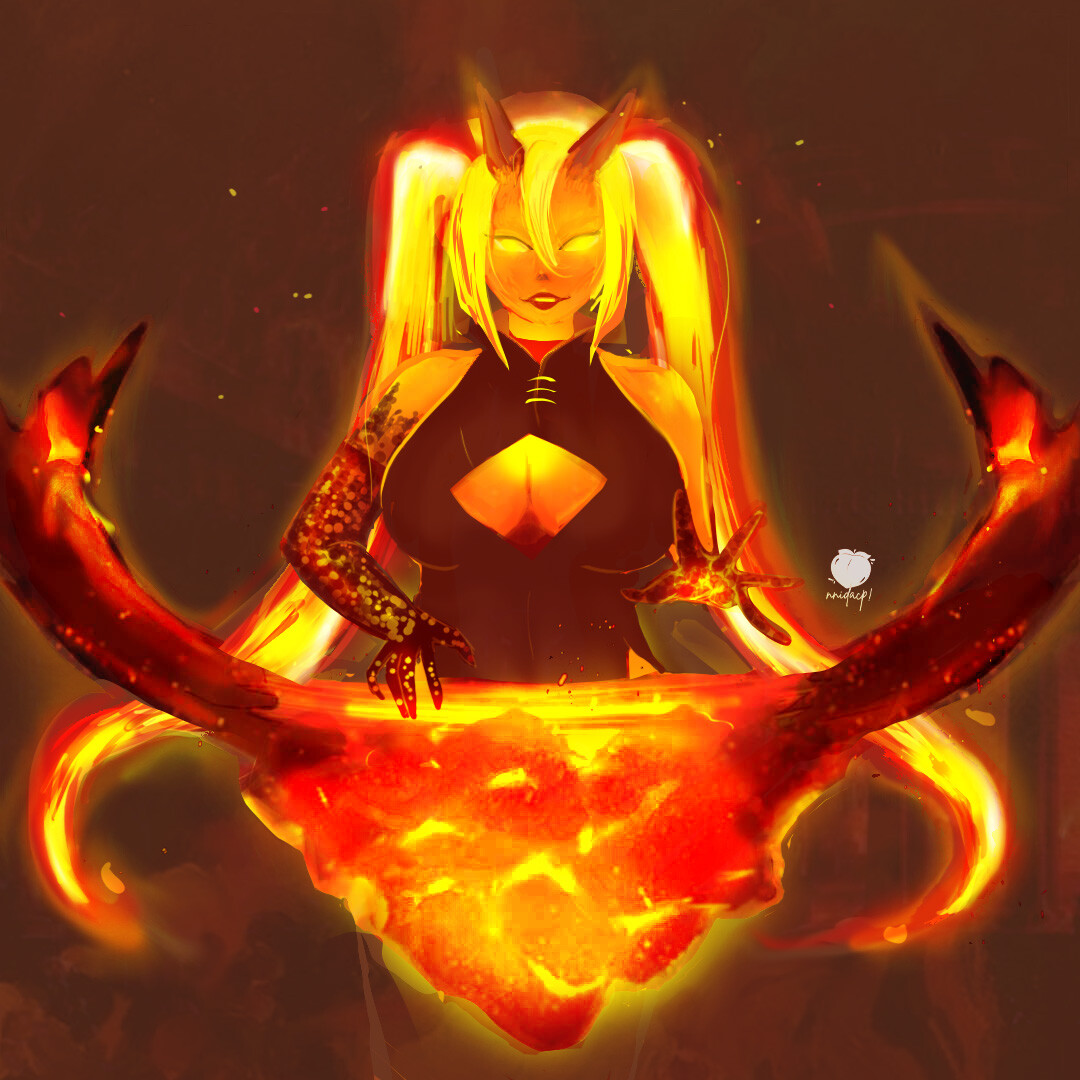 ArtStation - Infernal Sona