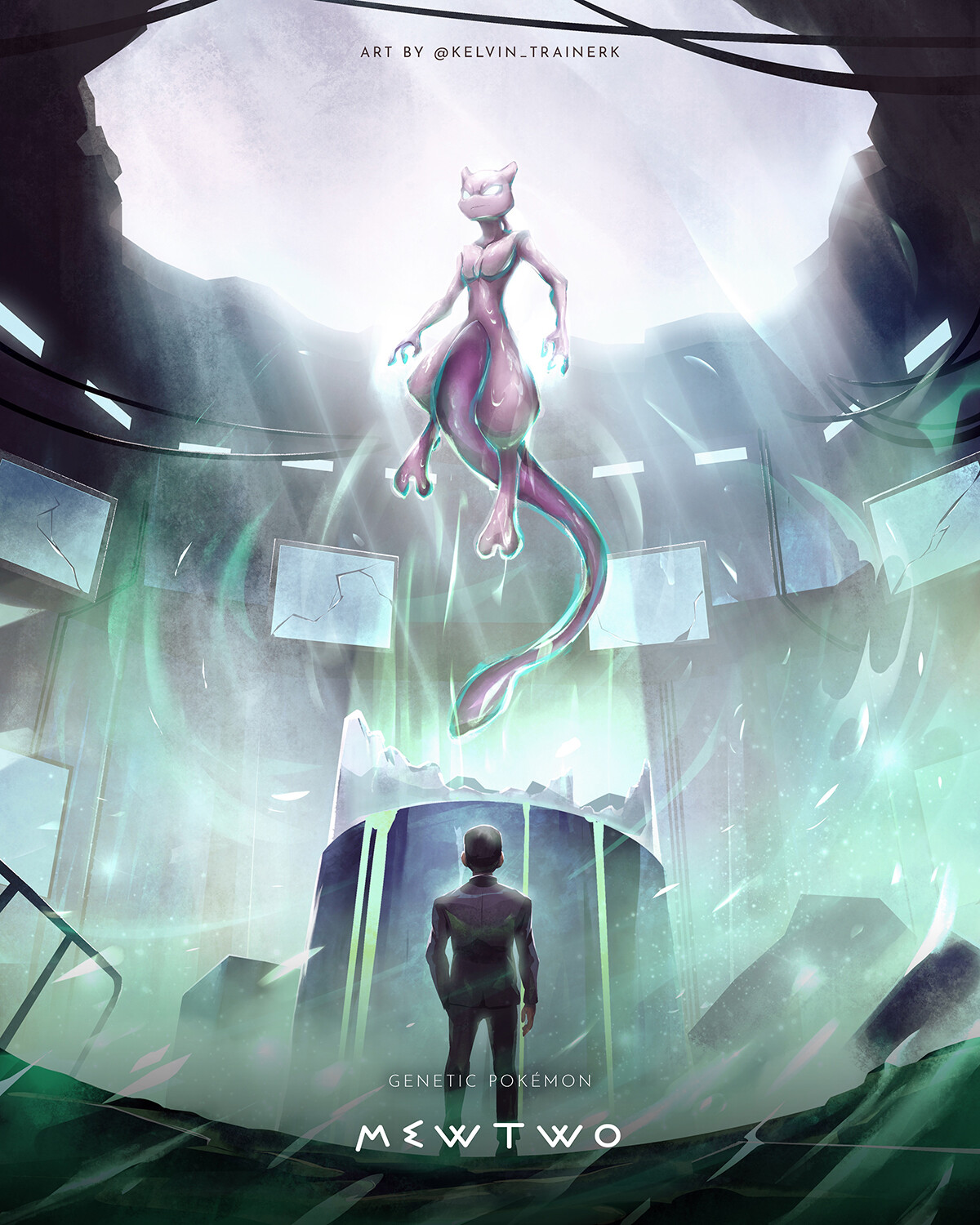 ArtStation - Mewtwo