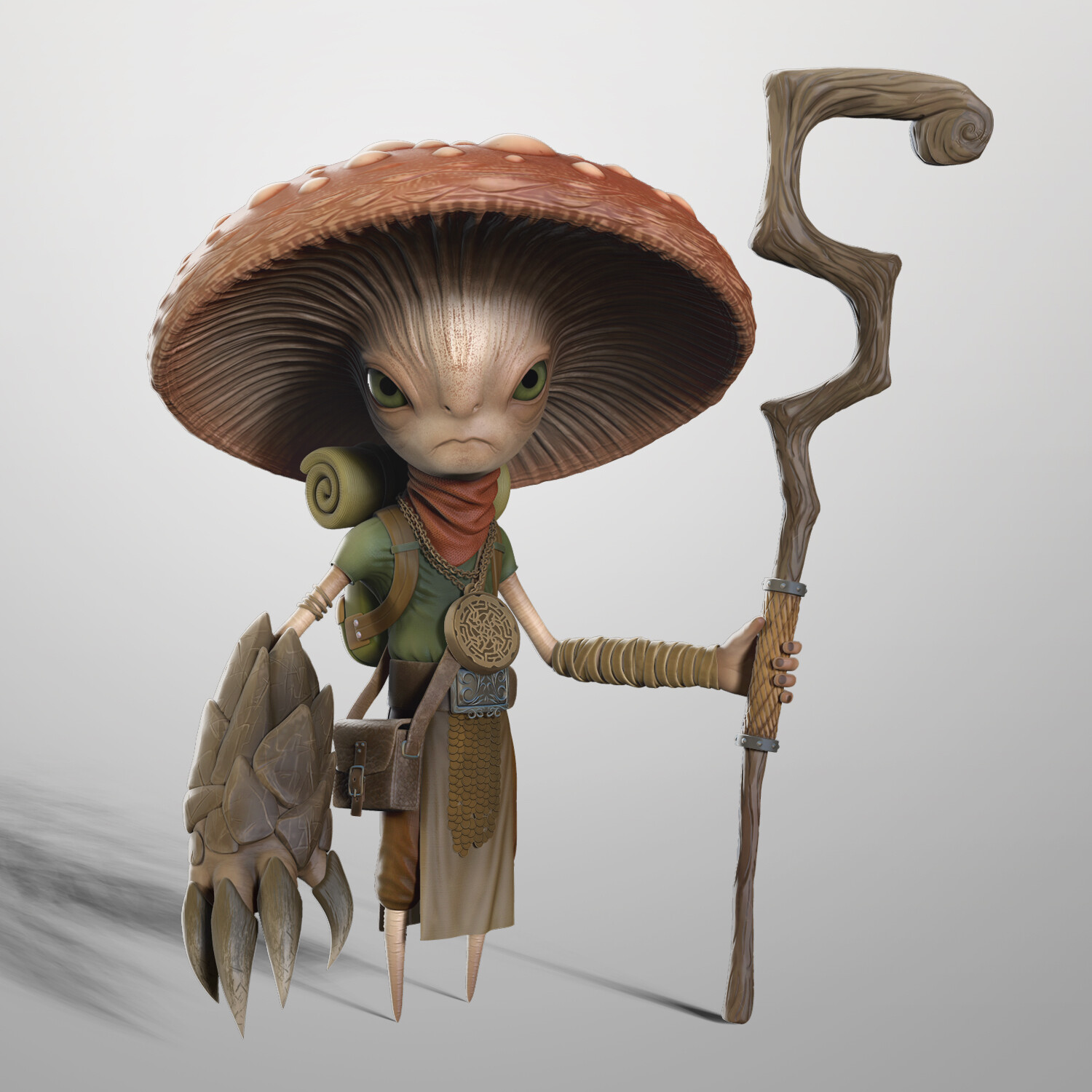 ArtStation - mushroom character