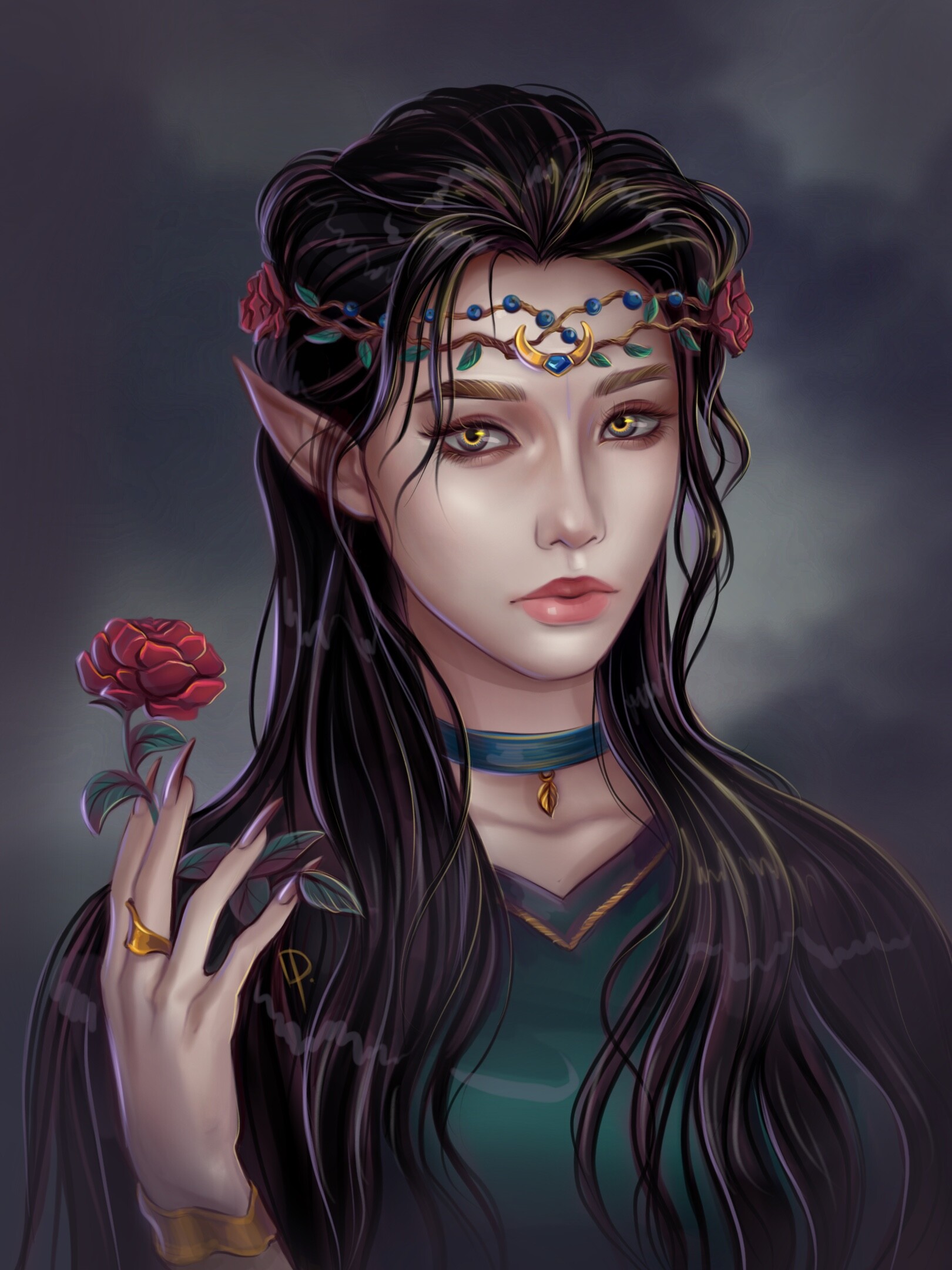 ArtStation - Dark faerie