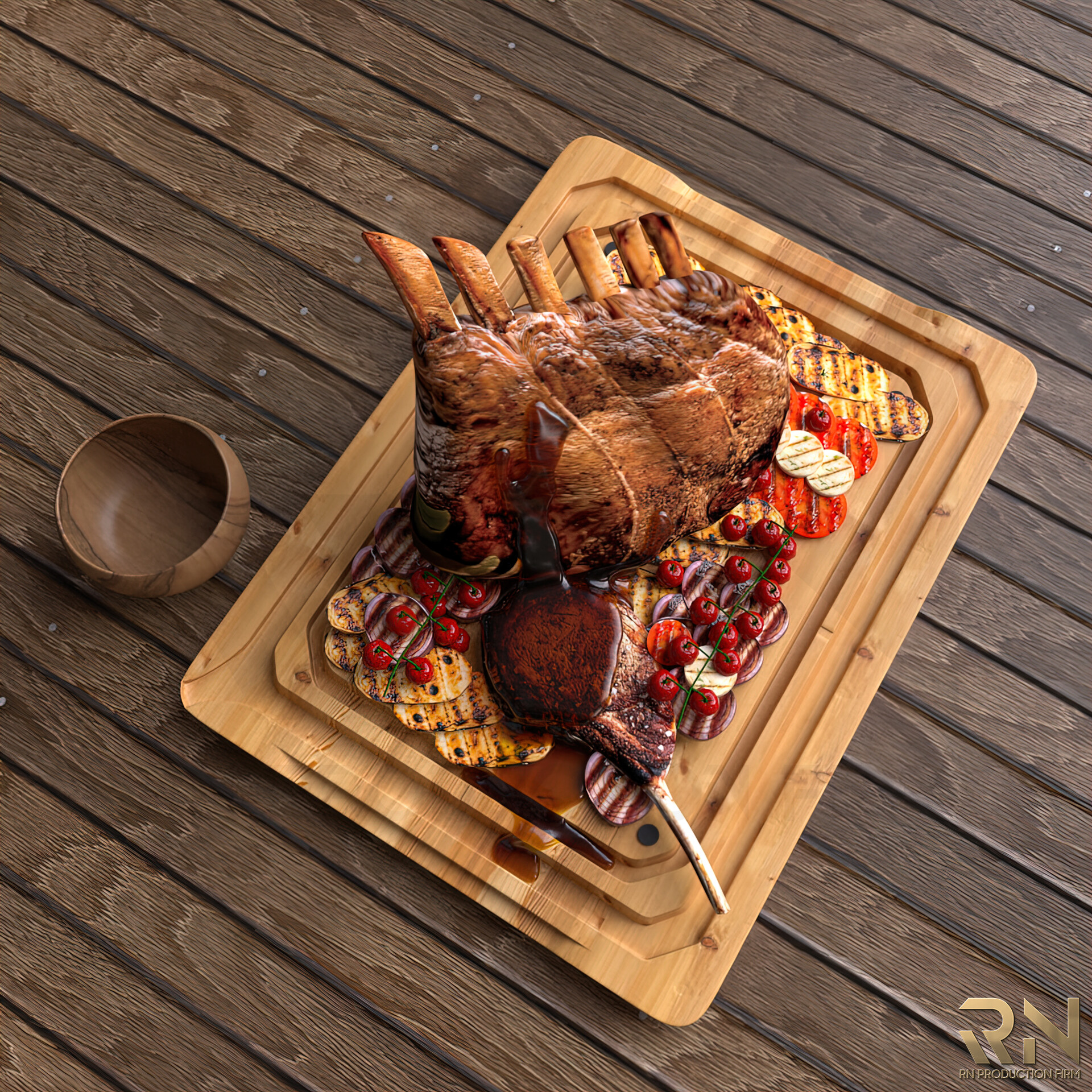 ArtStation - 3D "Wood Board" Project