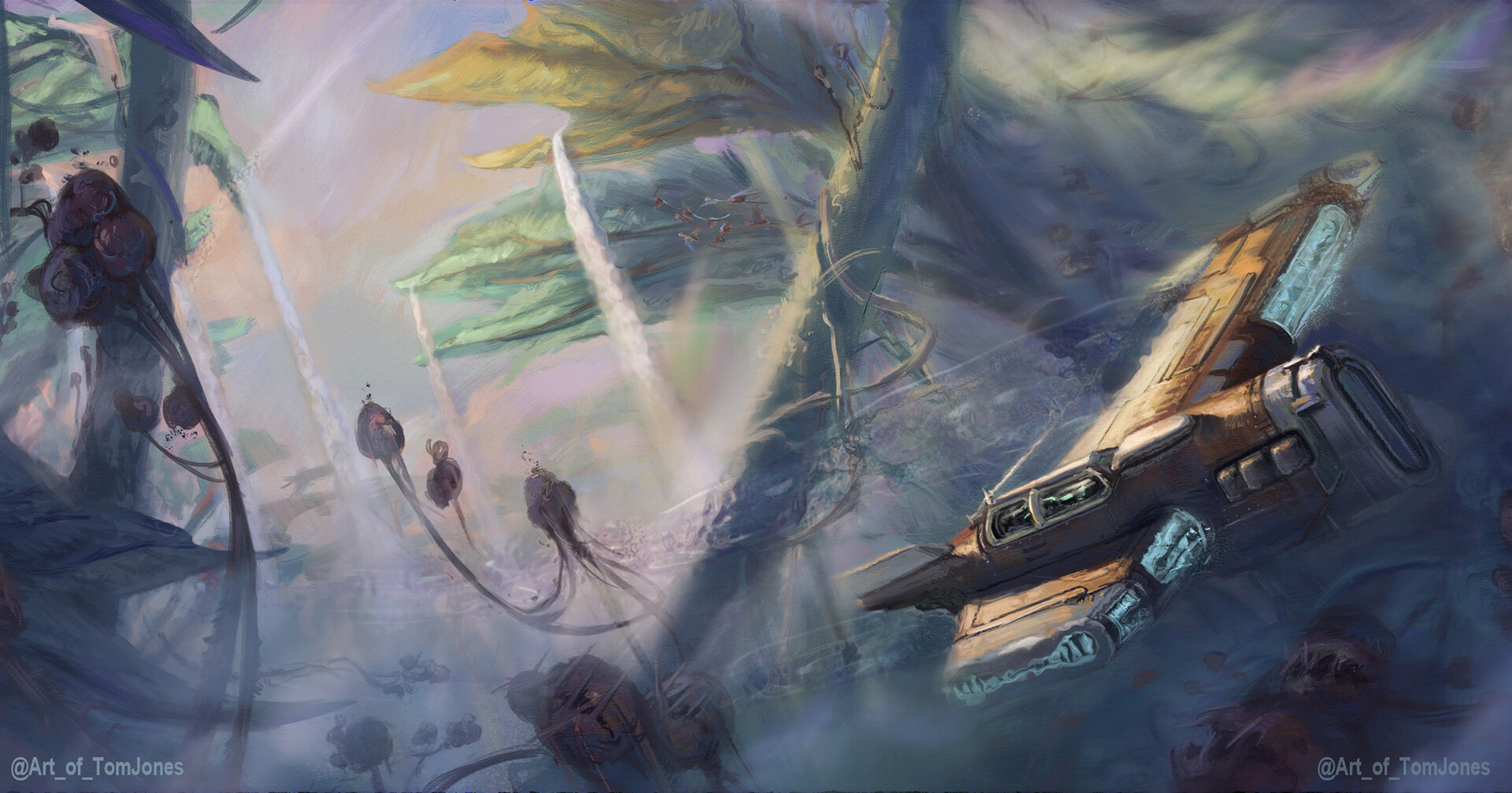 ArtStation - Phoenix Galaxy Hopper - Concept 03