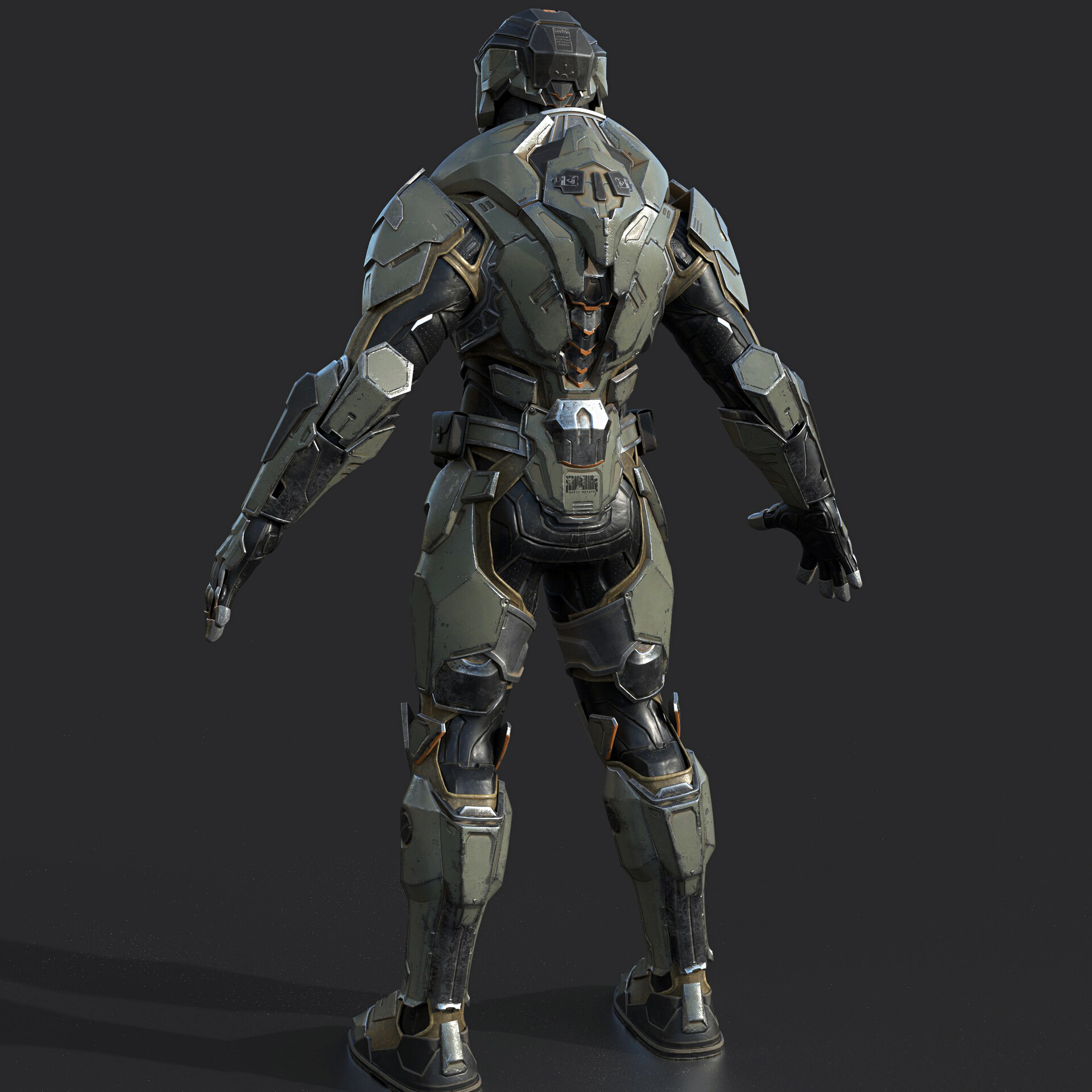 Futuristic Combat Suit