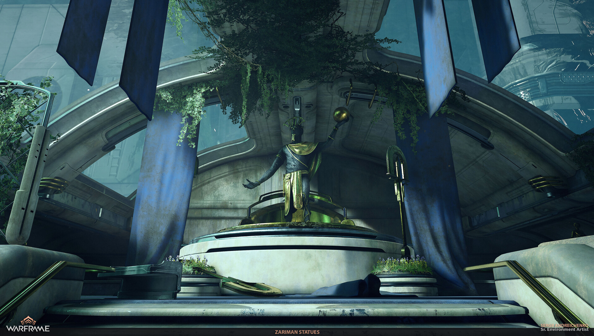 Sergey Andreychenko - Warframe - Zariman Statues
