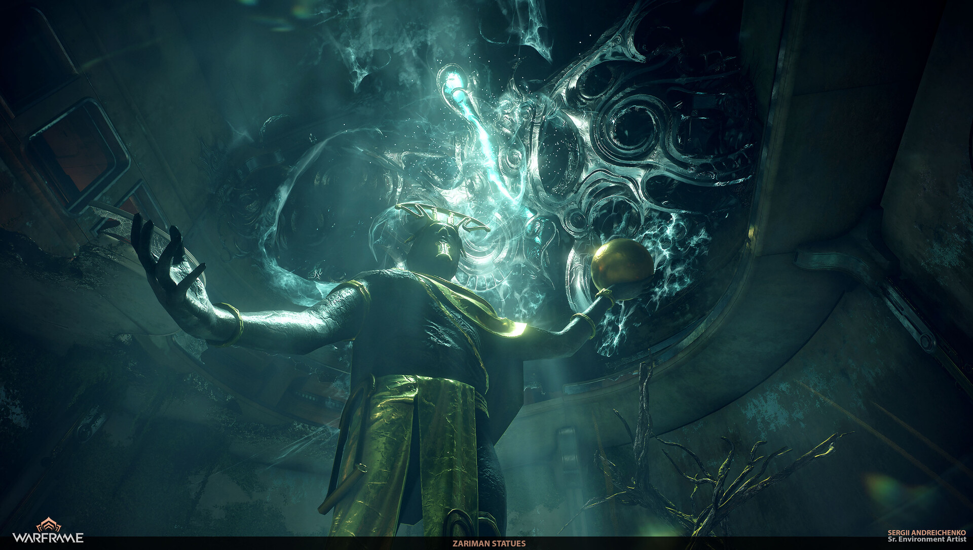 Sergey Andreychenko - Warframe - Zariman Statues