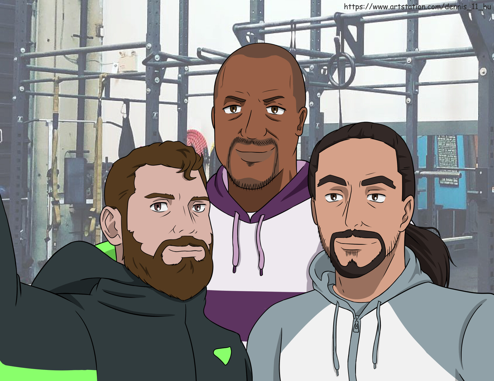 ArtStation - James, Brian & Arian - Production IG style