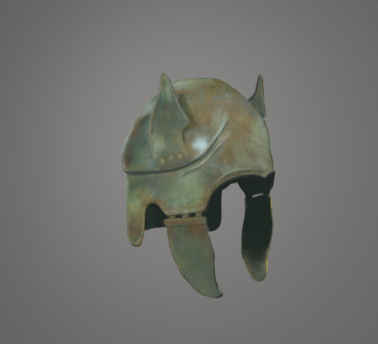 ArtStation - knight's helmet