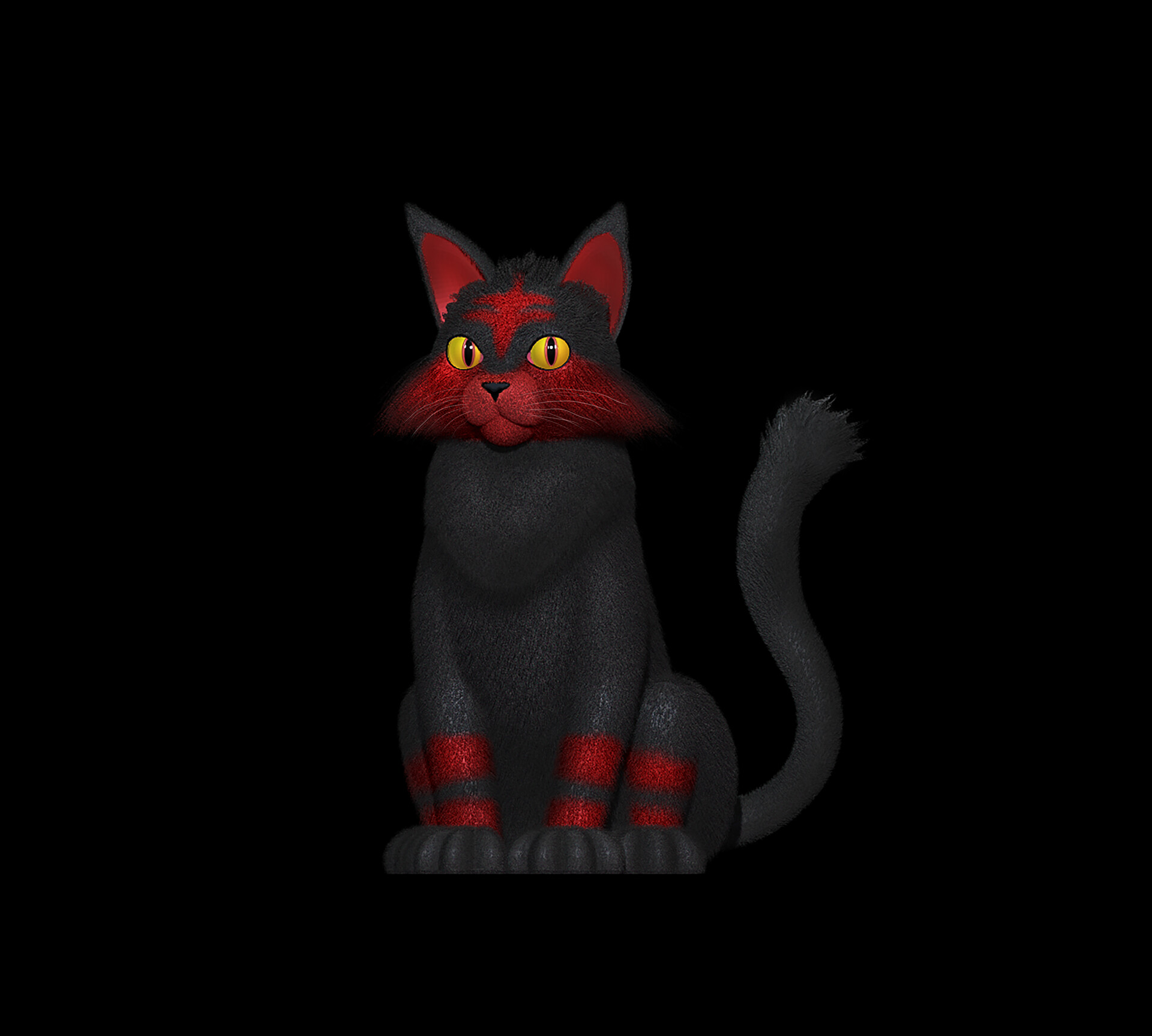 ArtStation - Litten/ Litten shiny irl