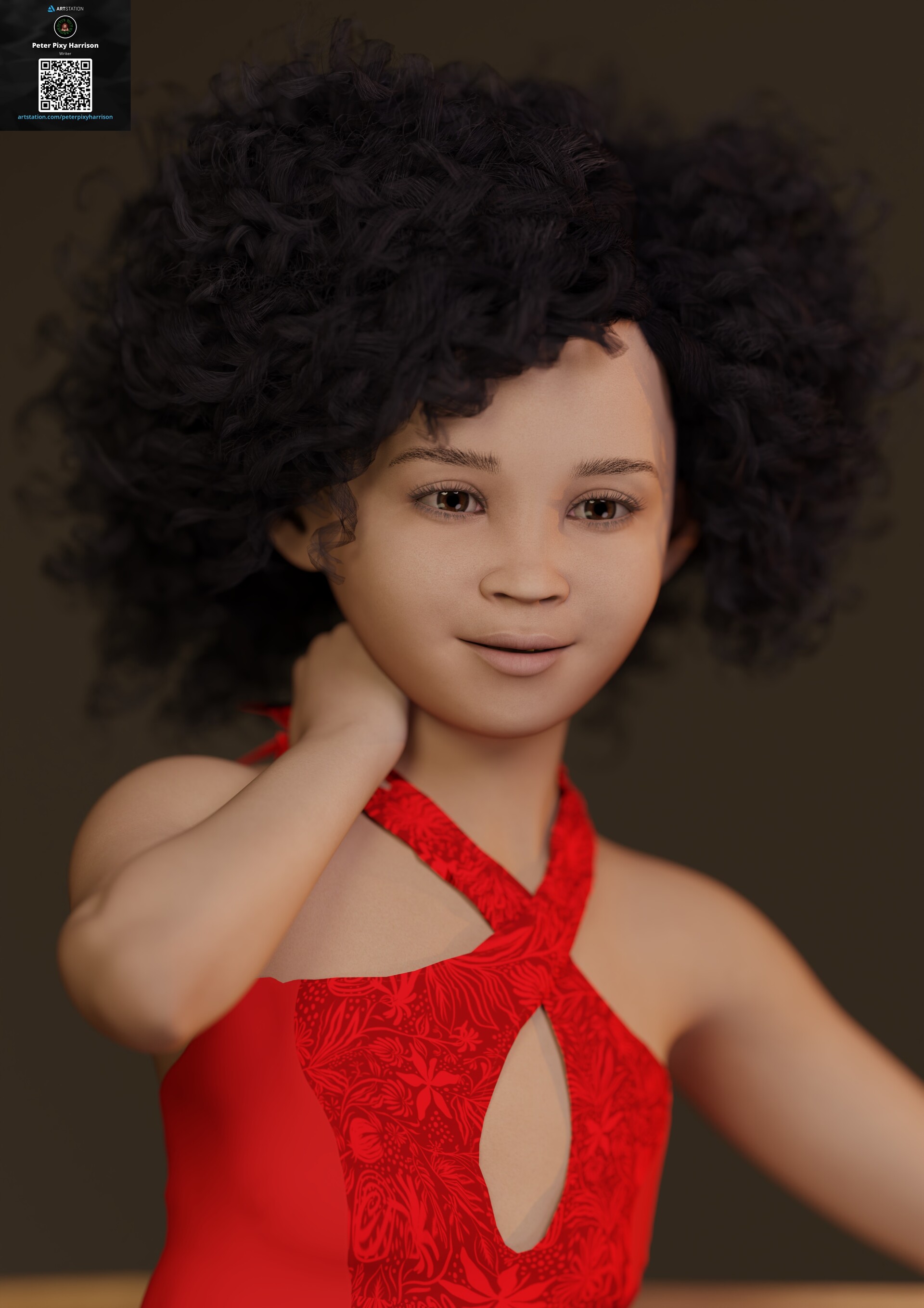 Peter Harrison - Photo-Realistic Portraits Scorpio & Lenola