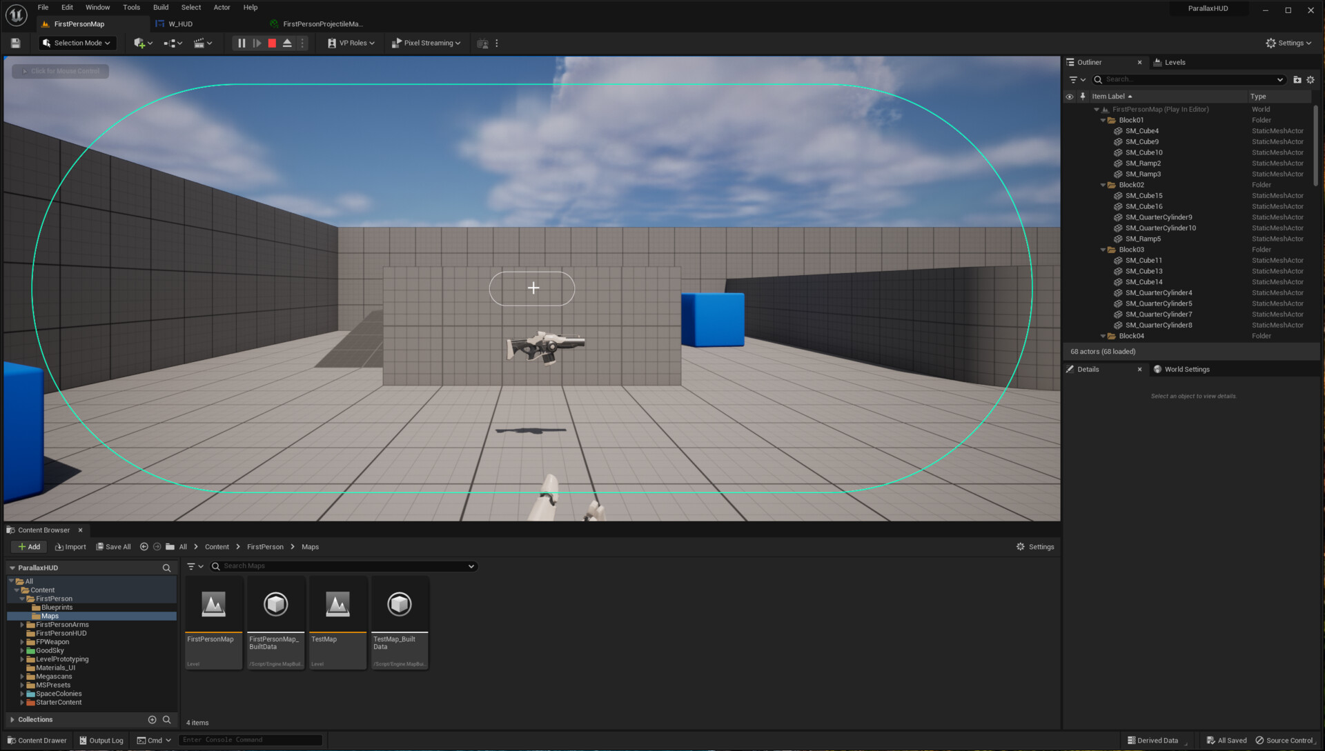 Cassia Design - Unreal Engine - Parallax HUD