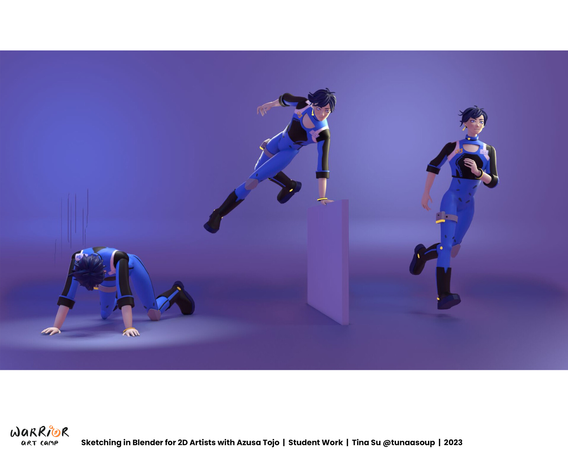 Warrior Art Camp - Tina Su | Sketching in Blender for 2D Artists with ...