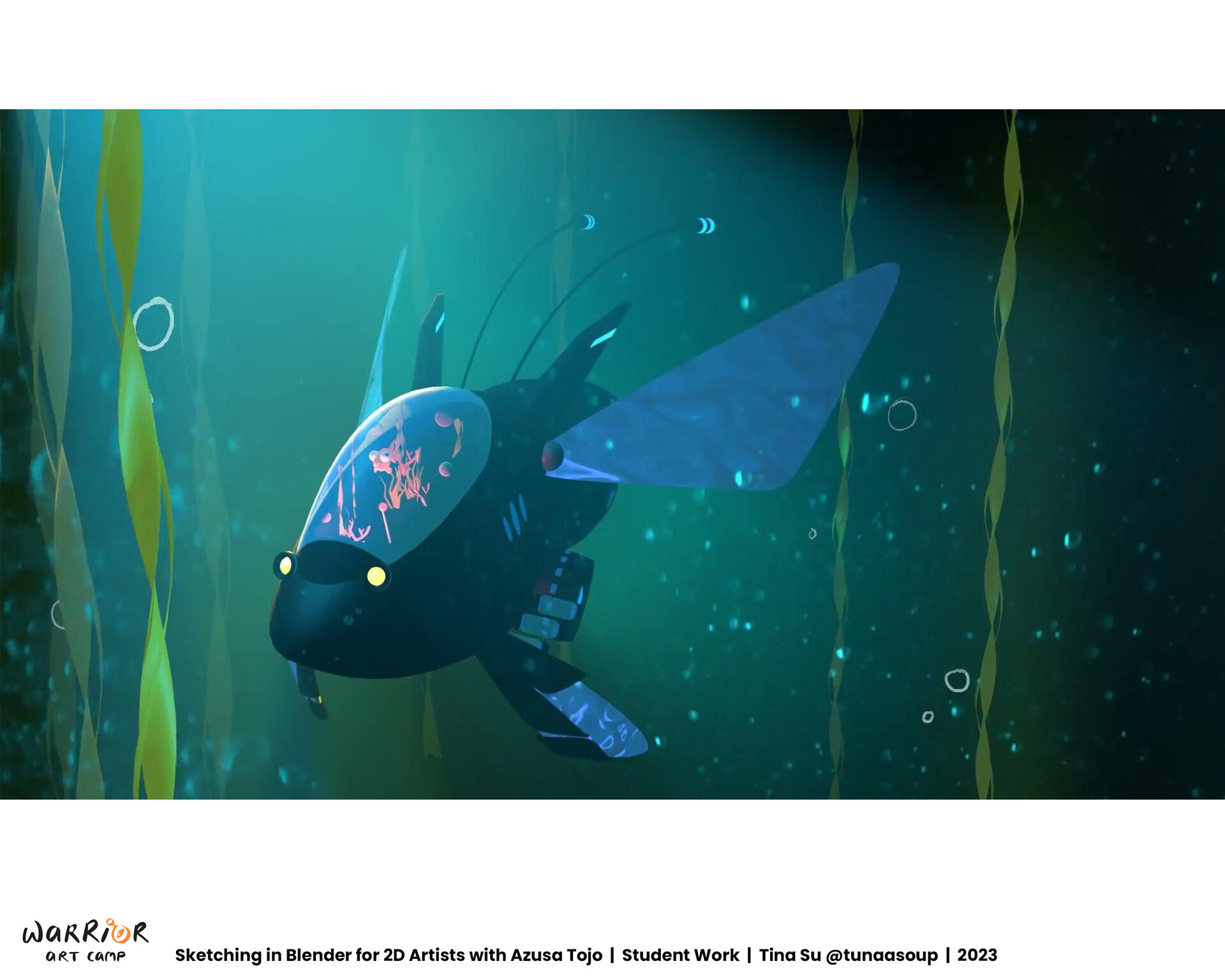 Warrior Art Camp - Tina Su | Sketching in Blender for 2D Artists with ...