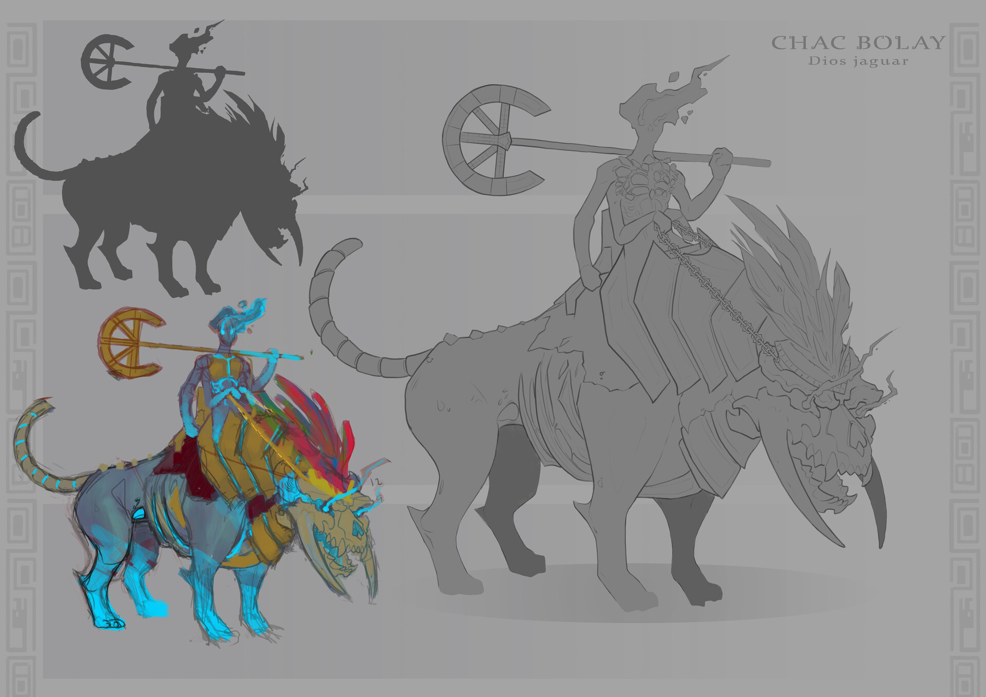 ArtStation - Some concepts inspired by the Mayan mythology