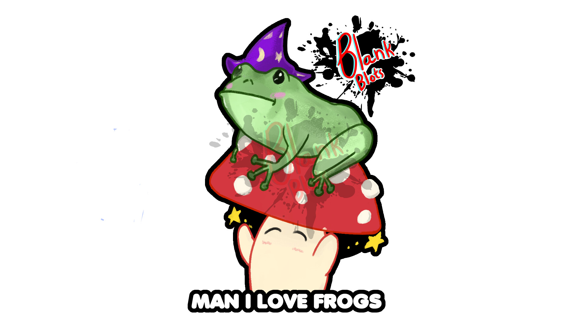 ArtStation - Stickers - "Man I Love Frogs"