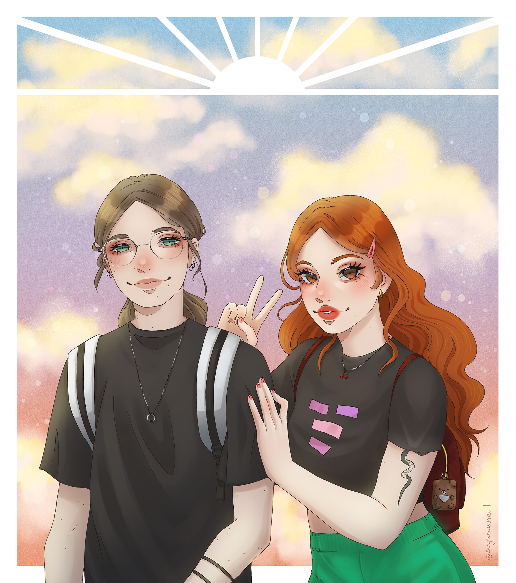 Artstation Best Friends Commission