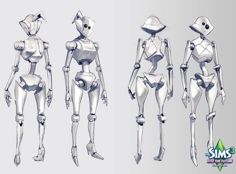 ArtStation - Sims bot concepts