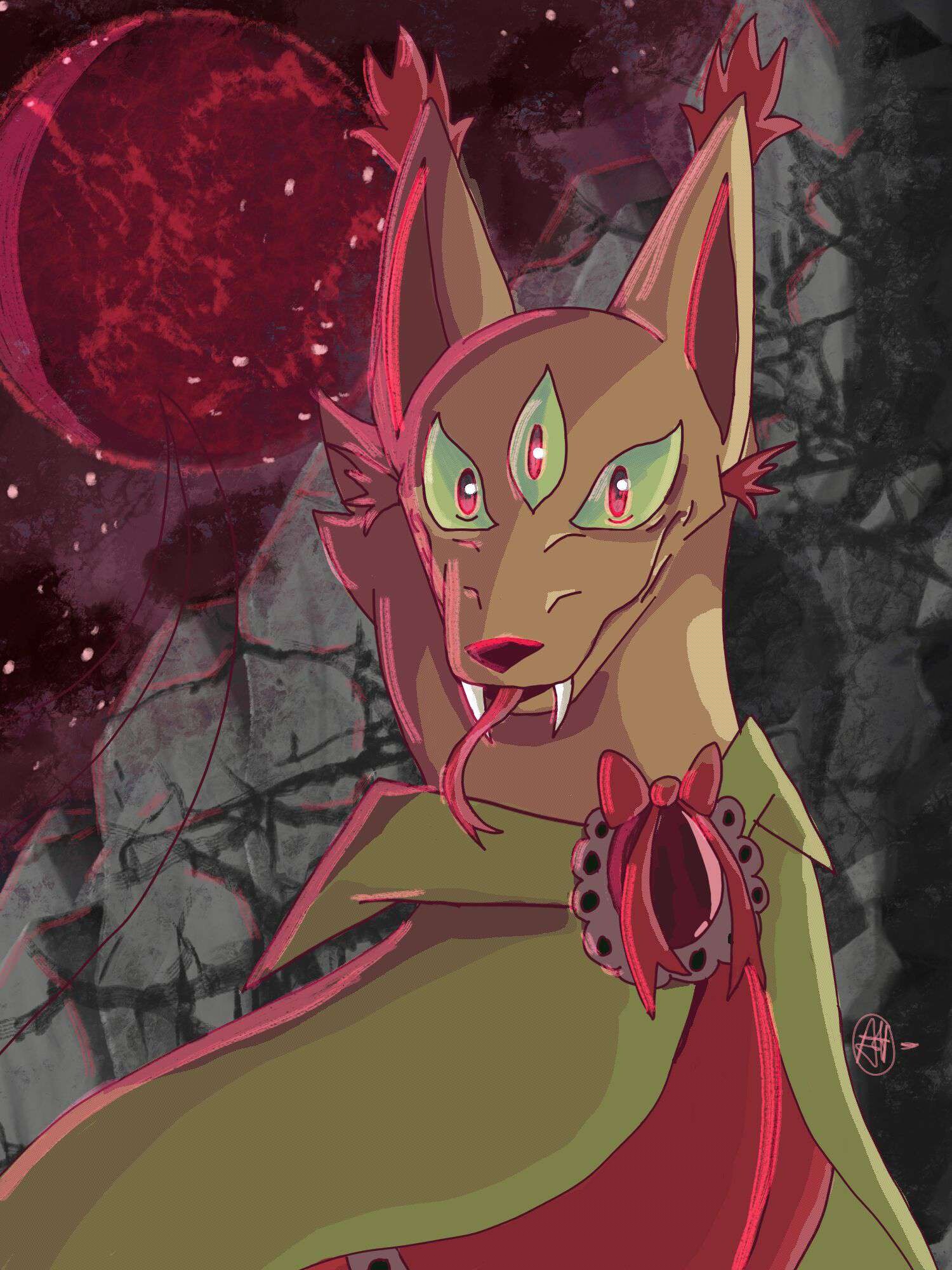 ArtStation - King K, Bloodmoon Rises