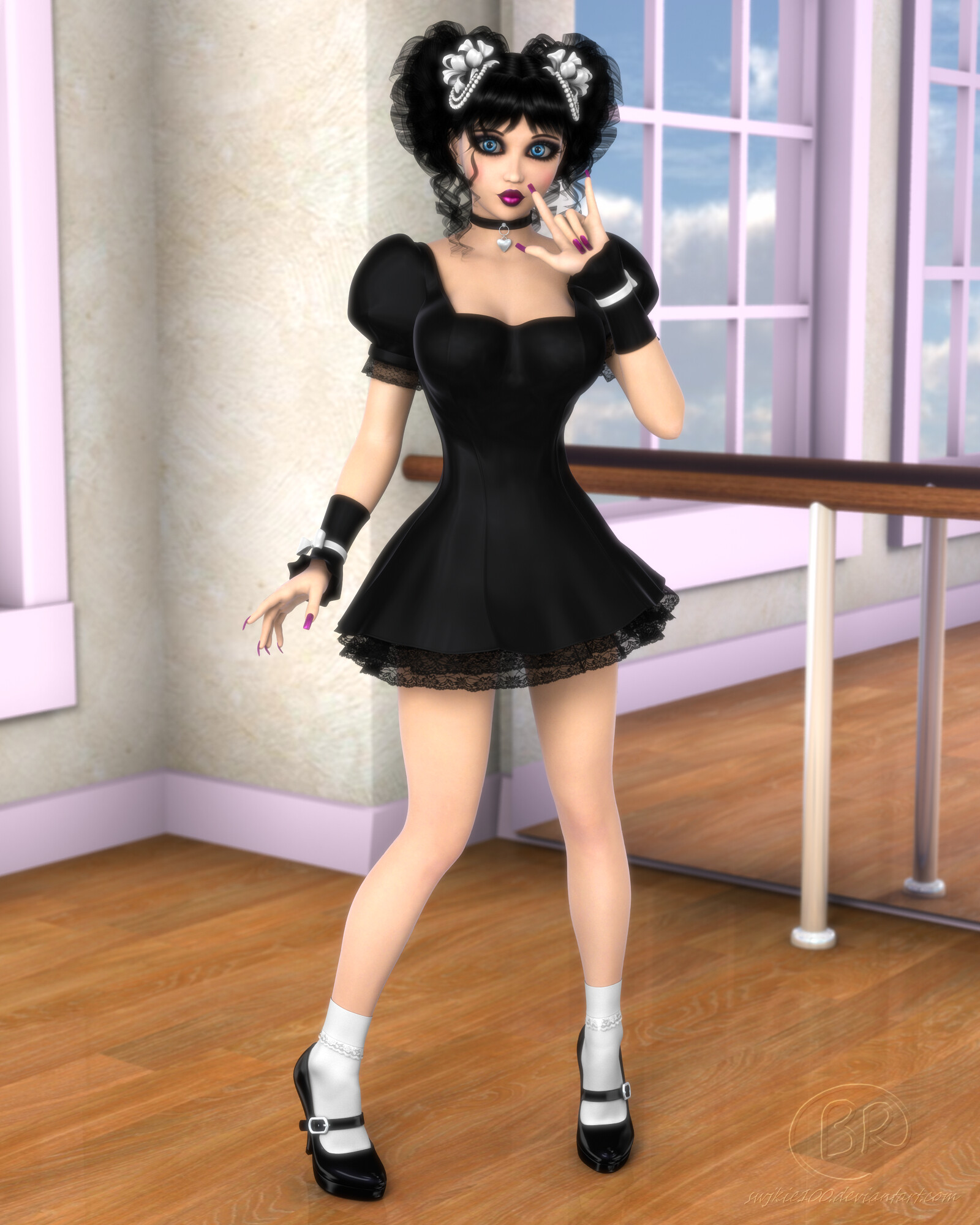 ArtStation - Goth Doll Tabitha