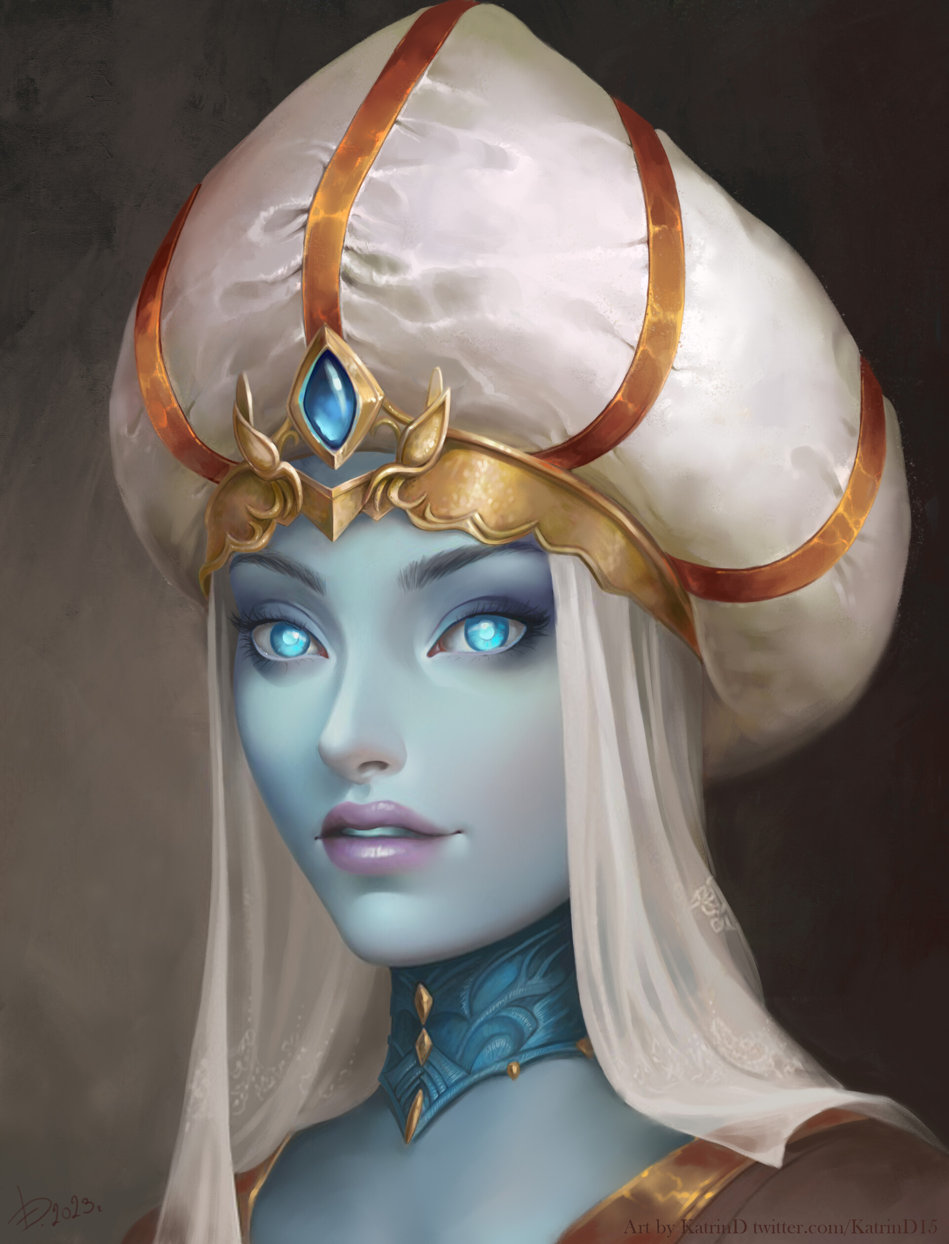 ArtStation - Portrait of a beautiful stranger