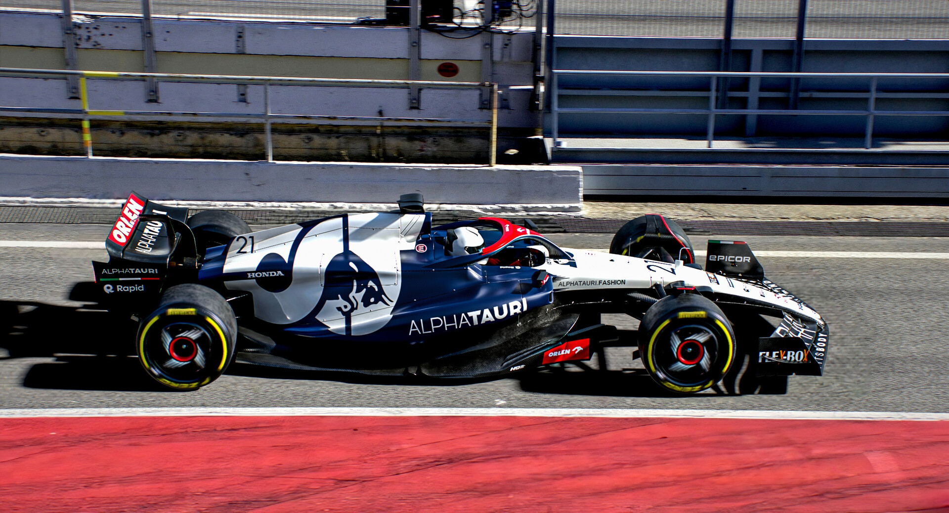 ArtStation - Scuderia AlphaTauri AT04 F1 Team Season 2023 race car 3D model