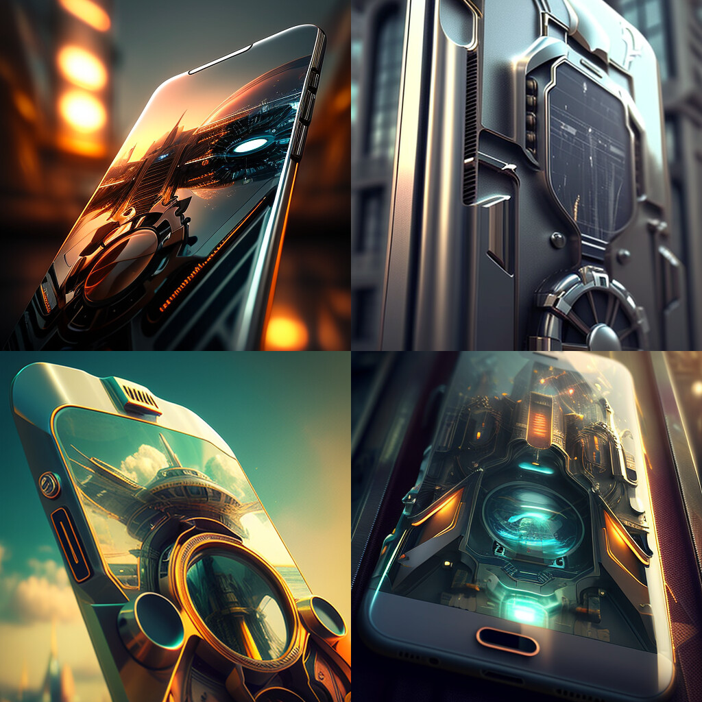 ArtStation - SF futuristic iPhone