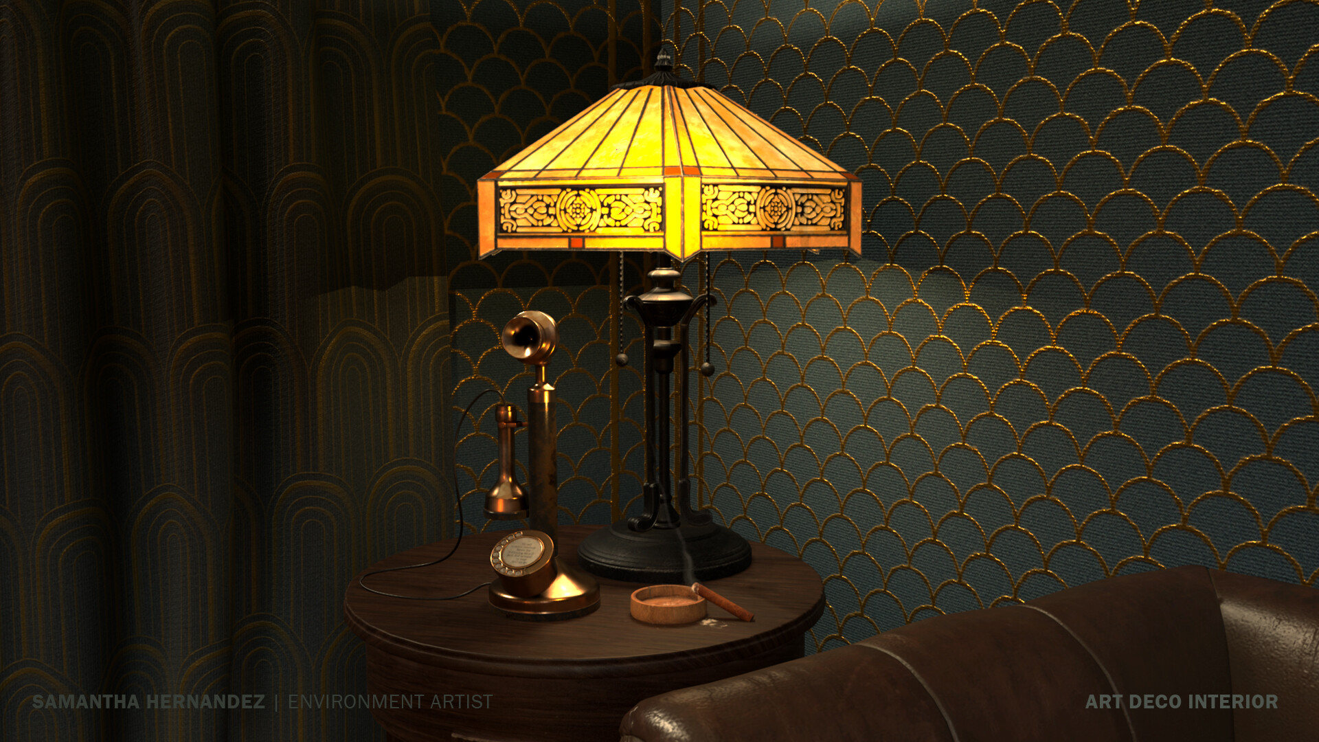 ArtStation - Art Deco Interior