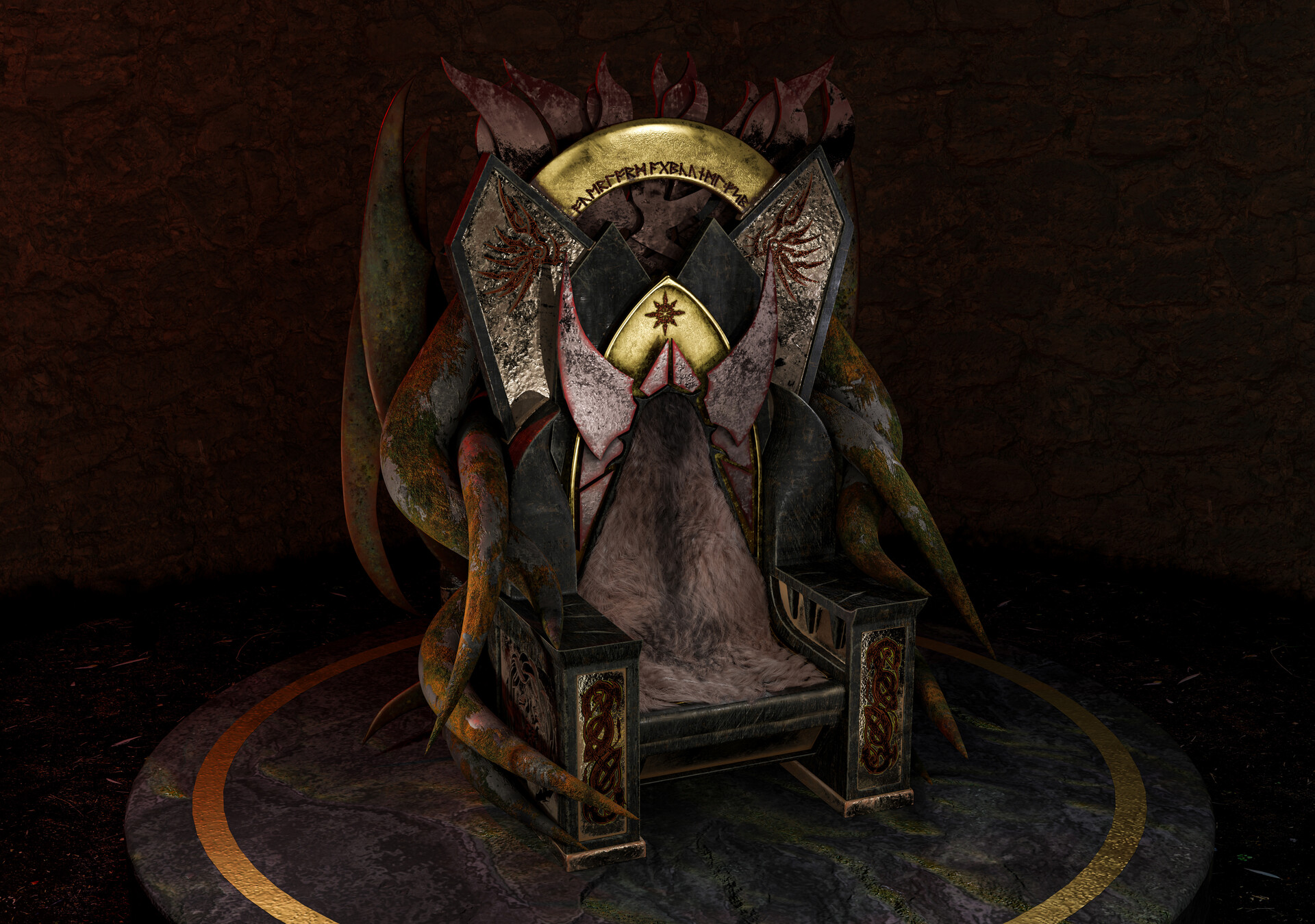 ArtStation - Throne of an ancient civilization