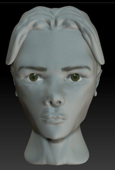 ArtStation - Male Head Bust Sculpt