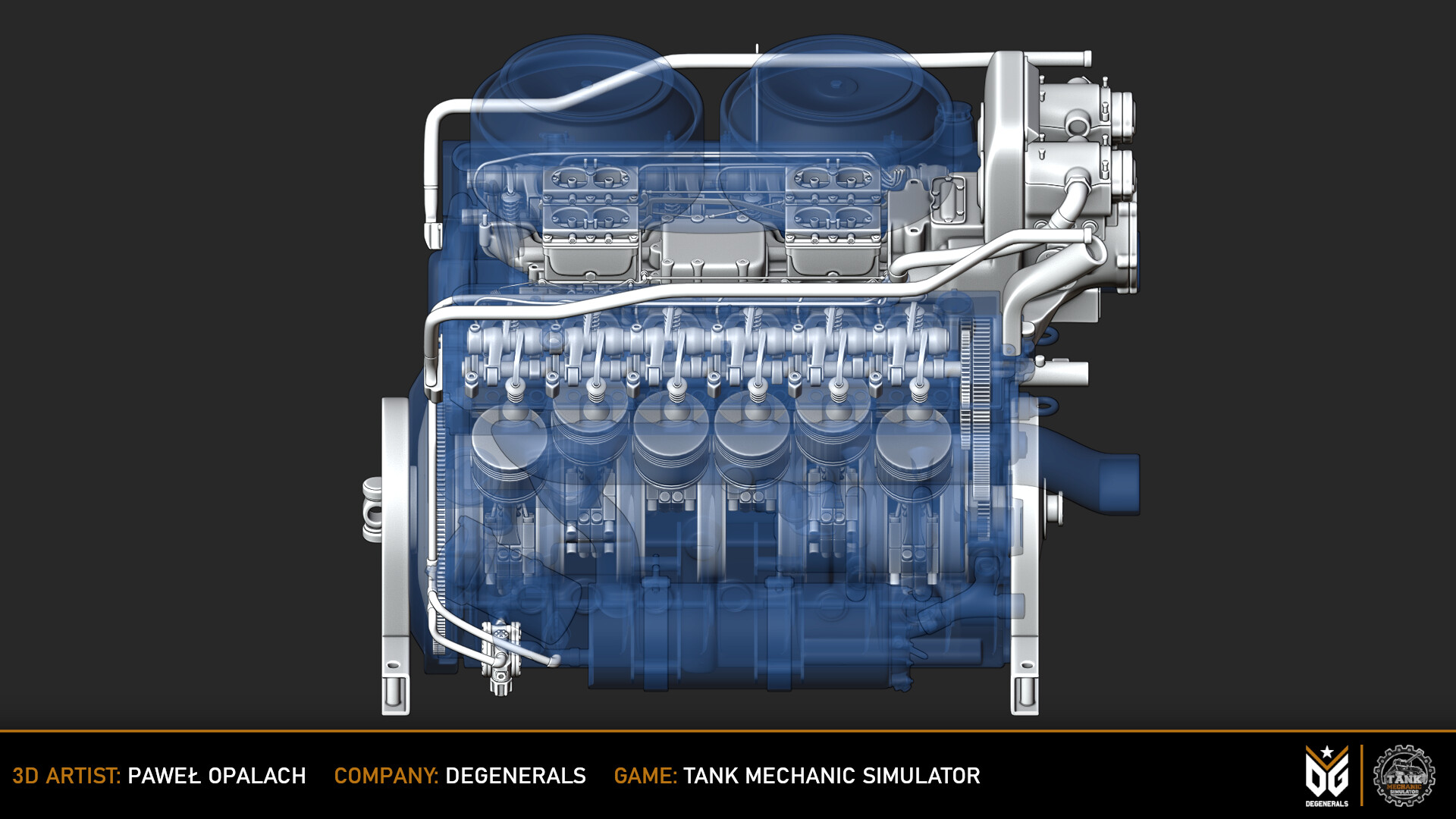 Paweł Opalach - Maybach HL230 P30 - Tank Mechanic Simulator