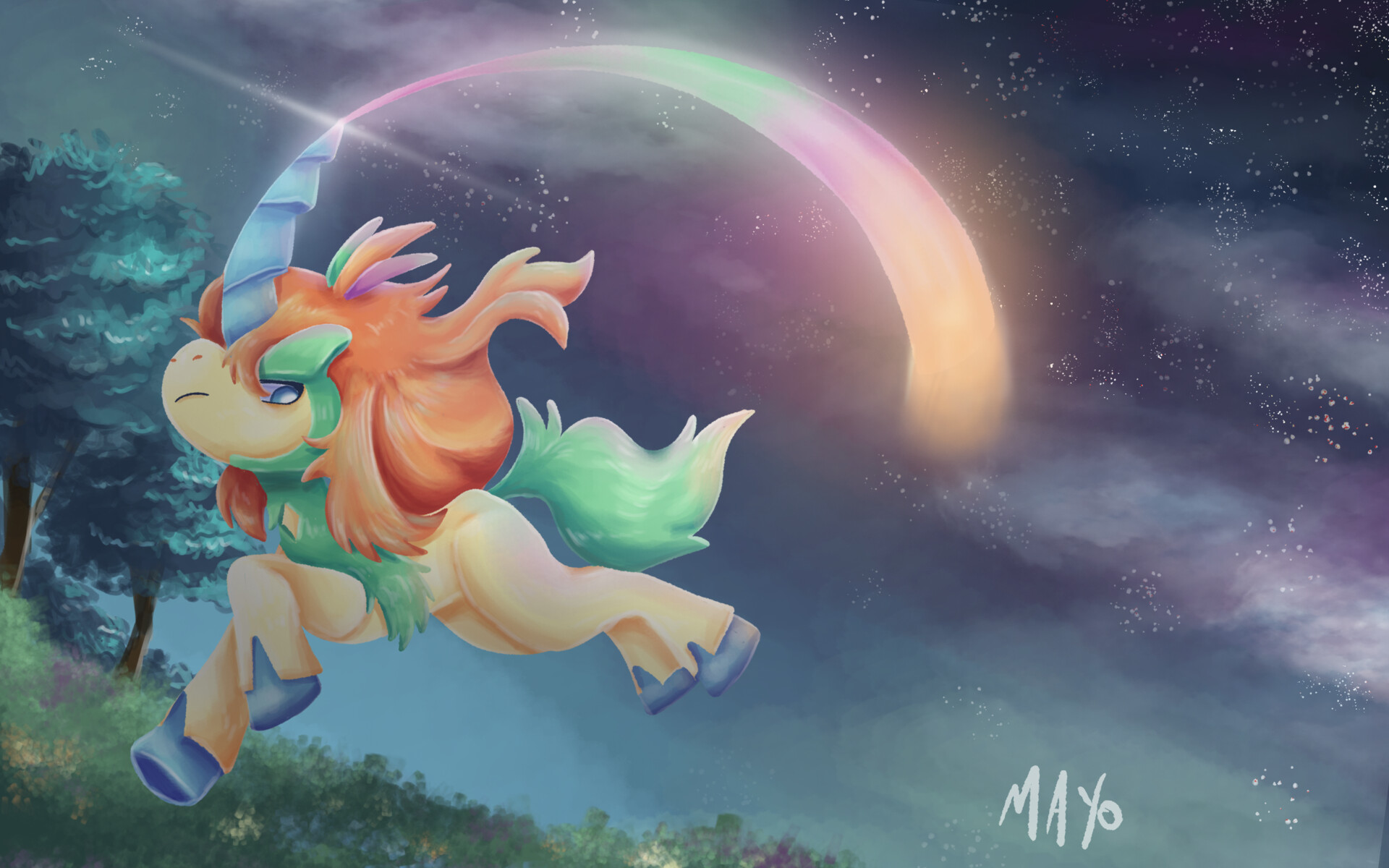 ArtStation - Shiny Pokemon Keldeo Art