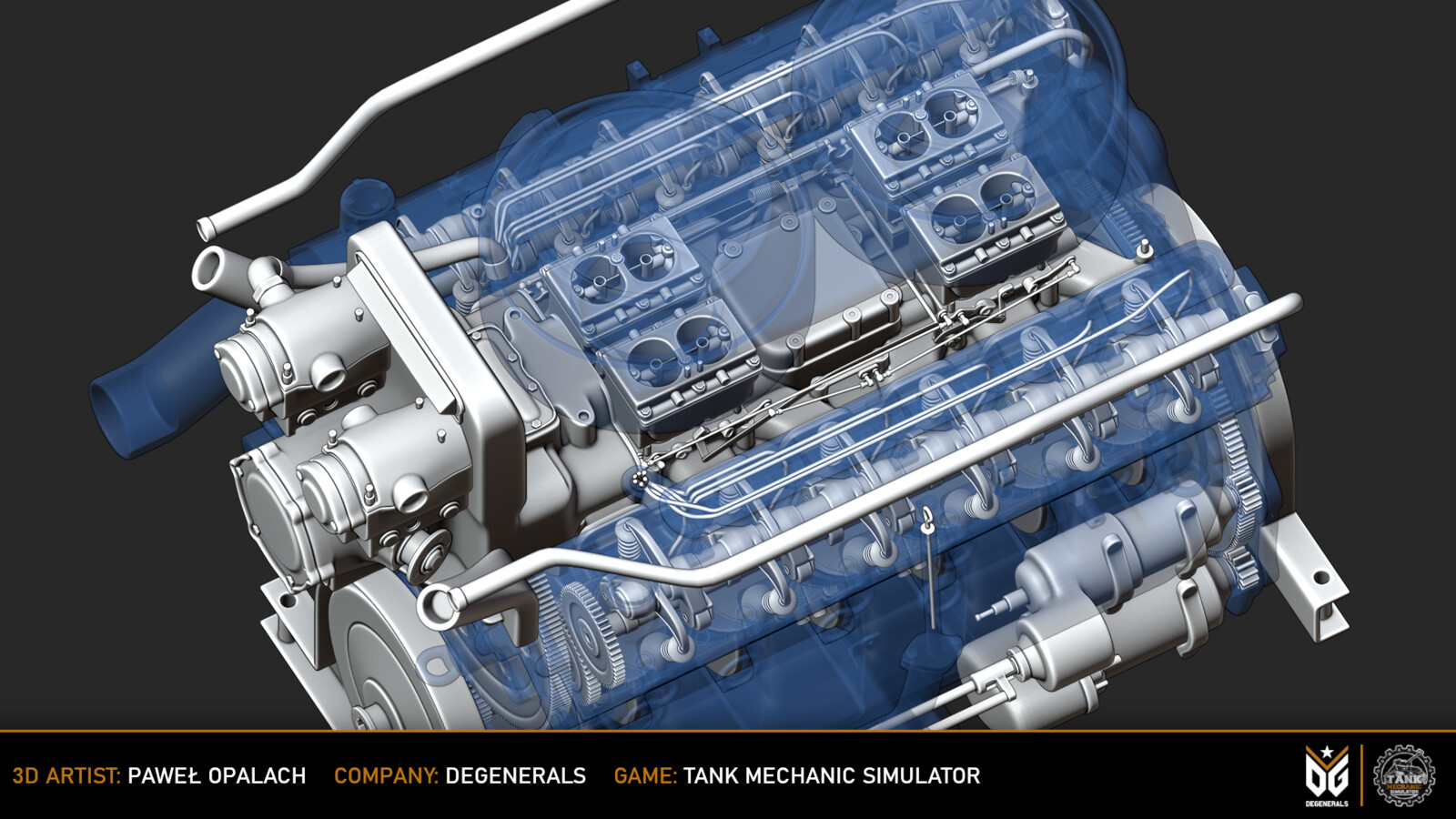 Paweł Opalach - Maybach HL230 P30 - Tank Mechanic Simulator