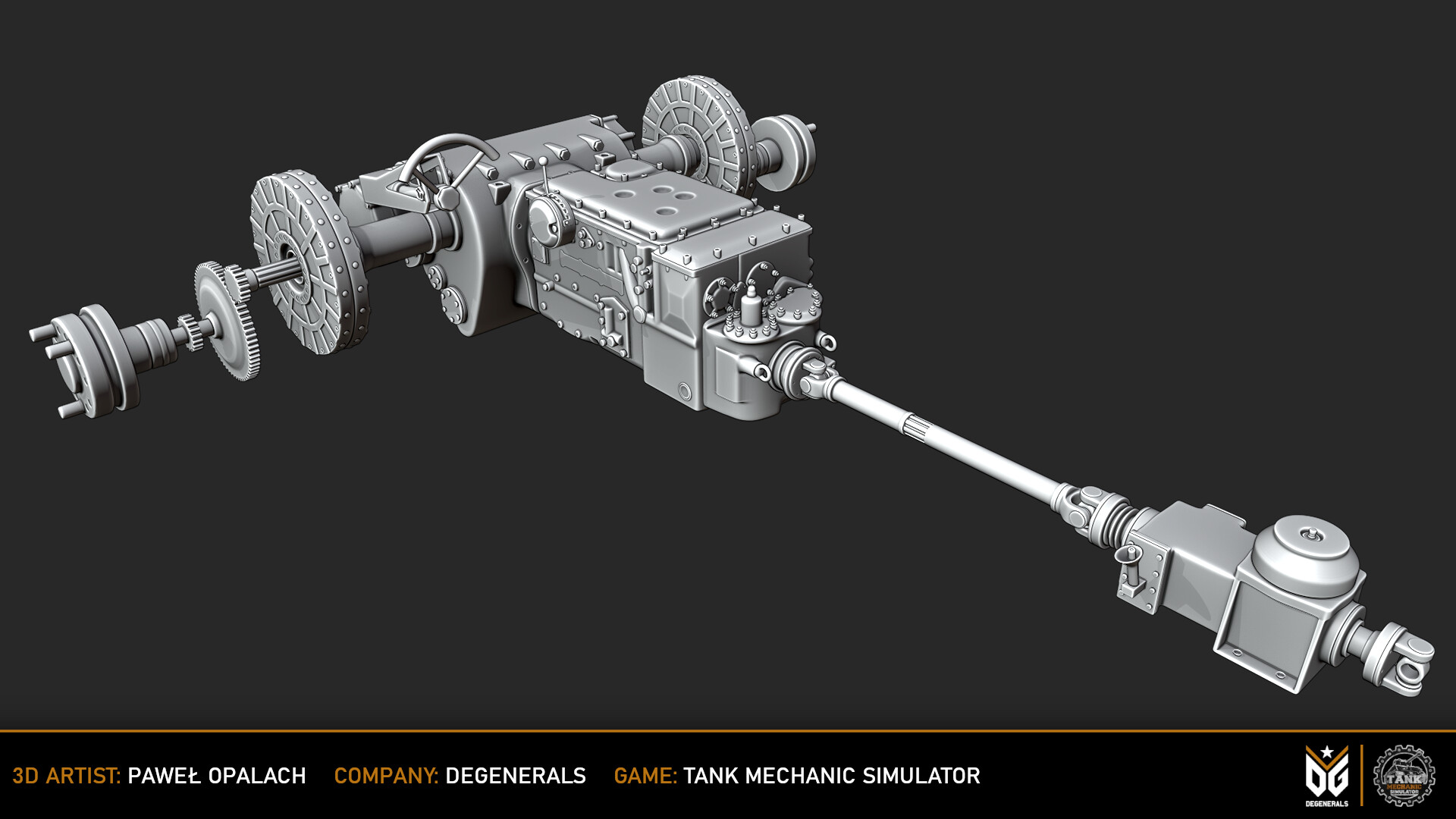 Paweł Opalach - Maybach Olvar transmission - Tank Mechanic Simulator