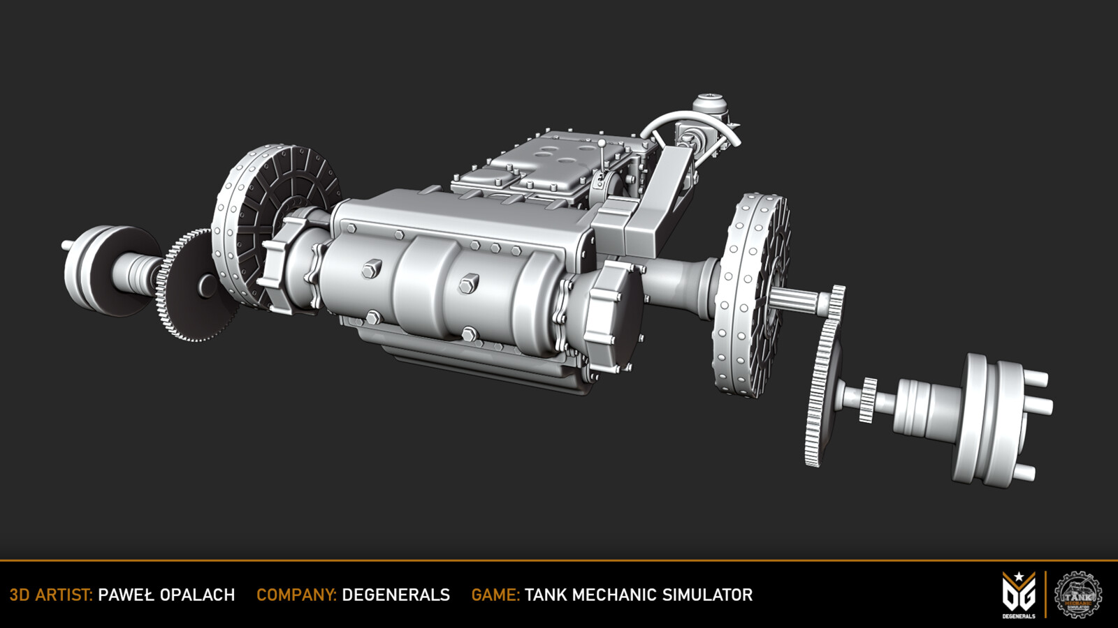 Paweł Opalach - Maybach Olvar transmission - Tank Mechanic Simulator