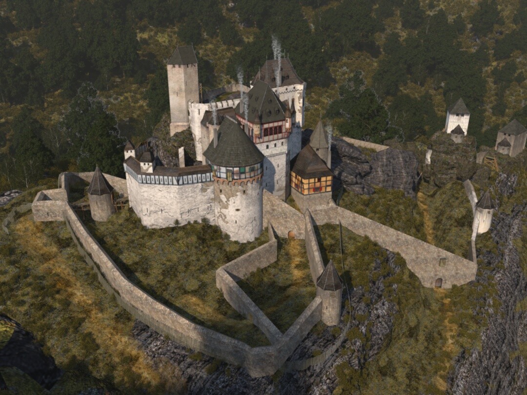 nestor the horrible - Rock nest, robber knight castle