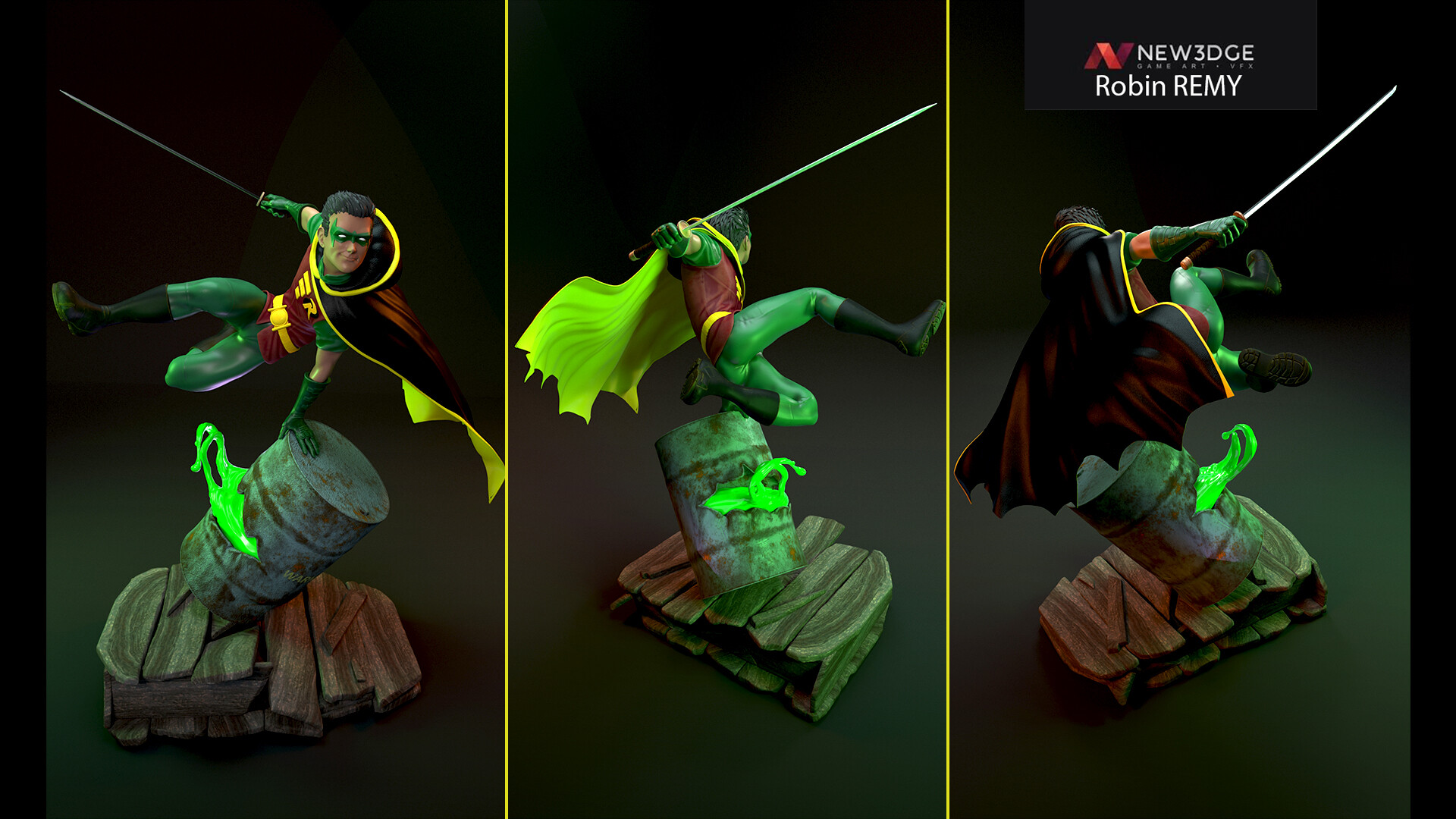 ArtStation - robin superhero