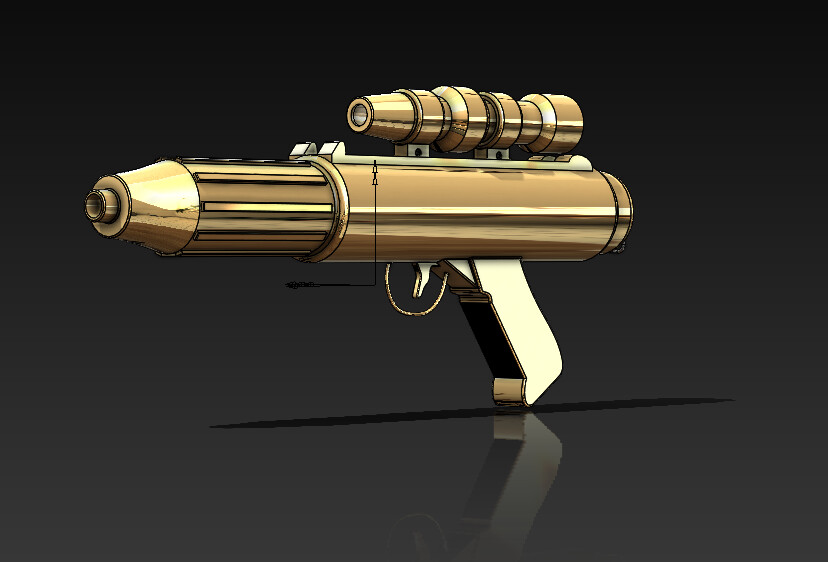 ArtStation - Modèle du blaster: DL-17