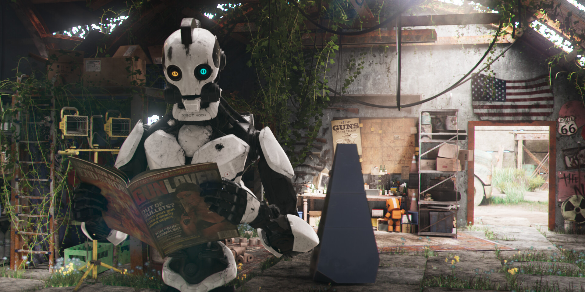 Sergio Moreno - love dead and robots, Three Robots: Exit Strategies