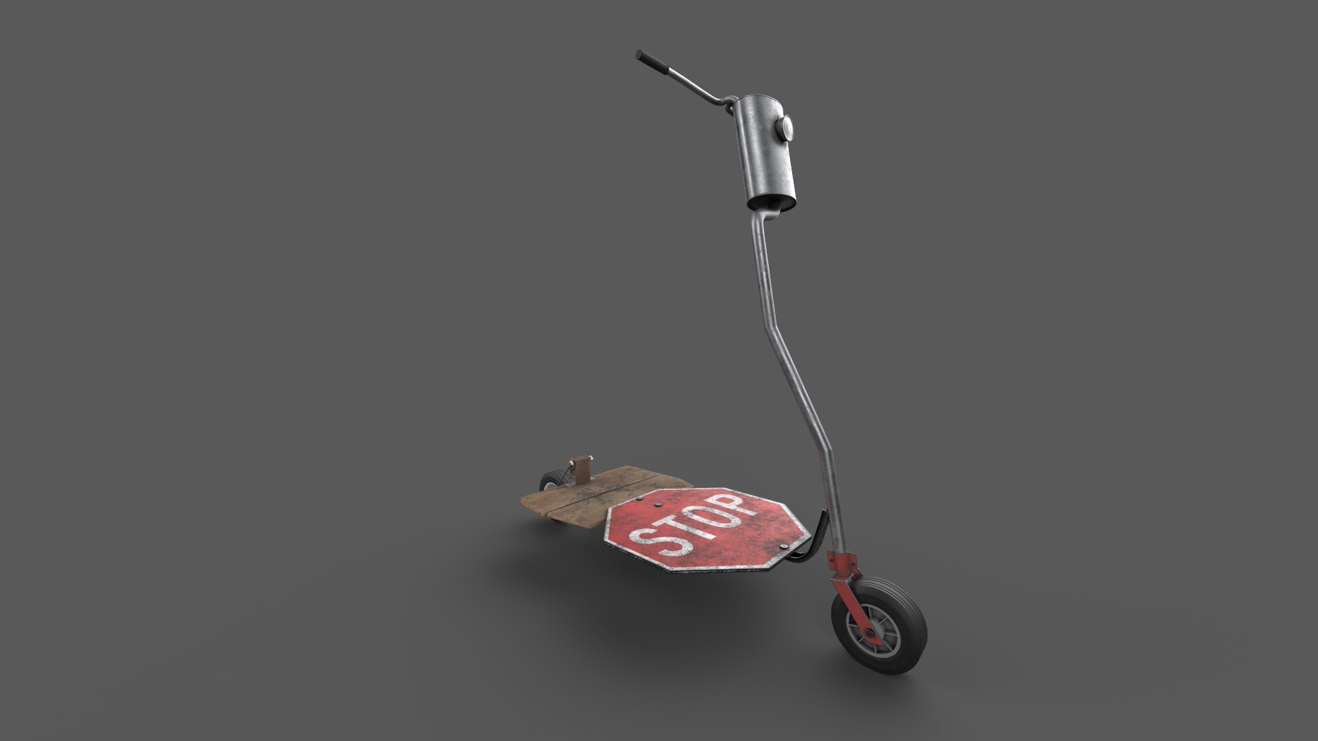 ArtStation - Scrap Scooter