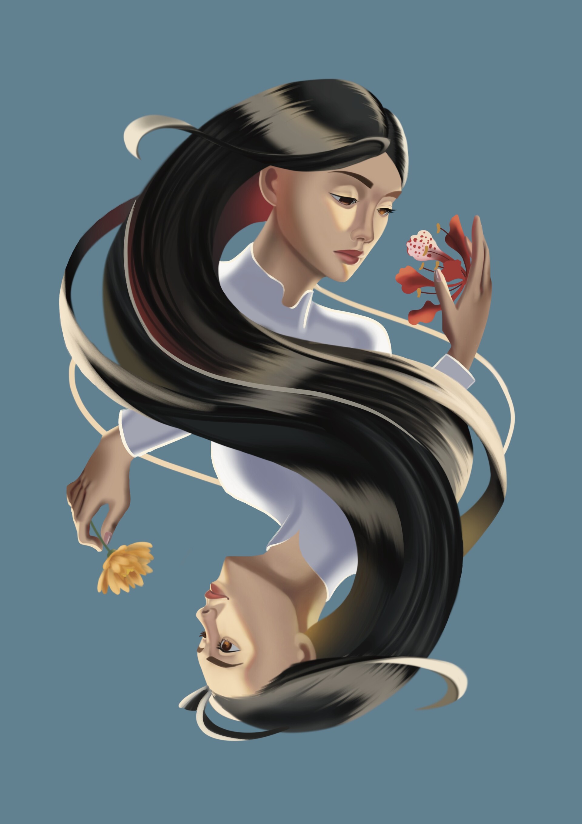 ArtStation - Cúc & Phượng